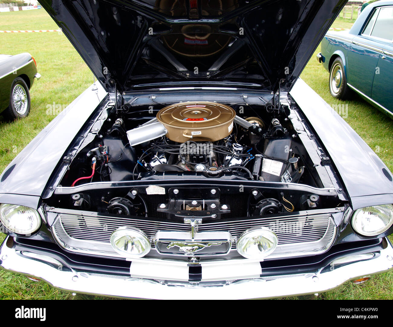 Ford mustang engine hi-res stock photography and images - Alamy
