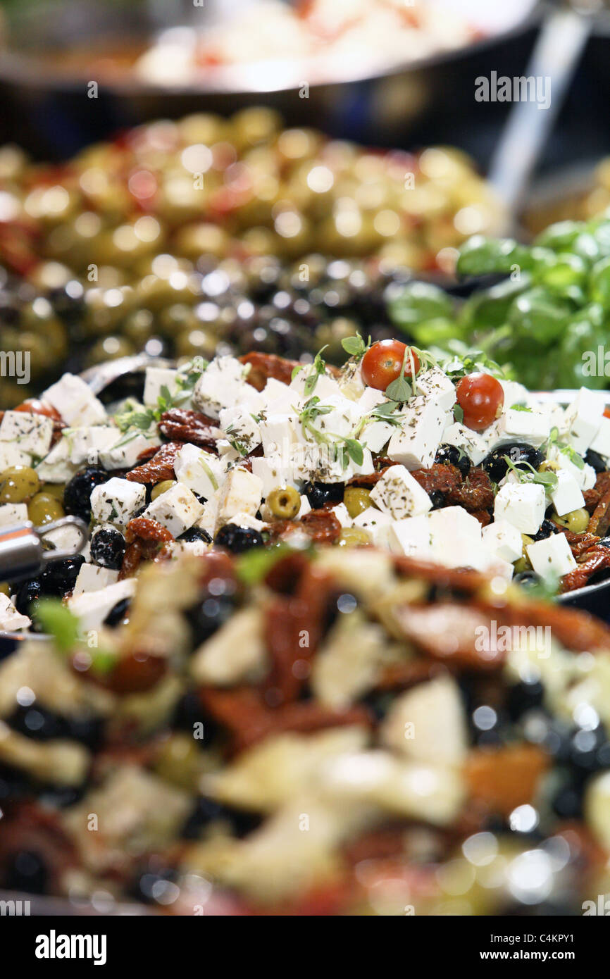 Salad bar colourful hi-res stock photography and images - Alamy