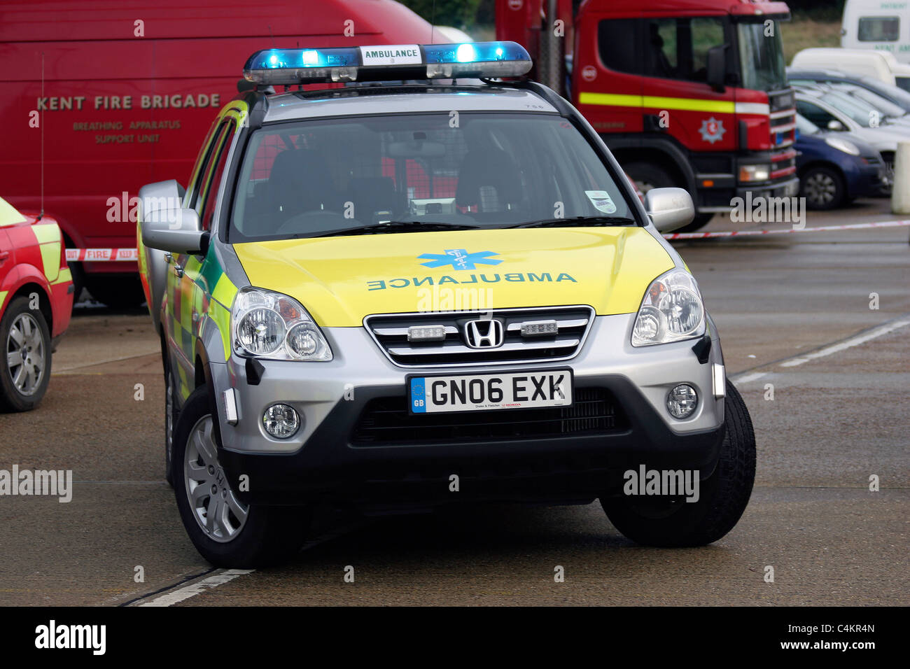 Honda Rapid Response vehicle Kent ambulance service Stock Photo - Alamy