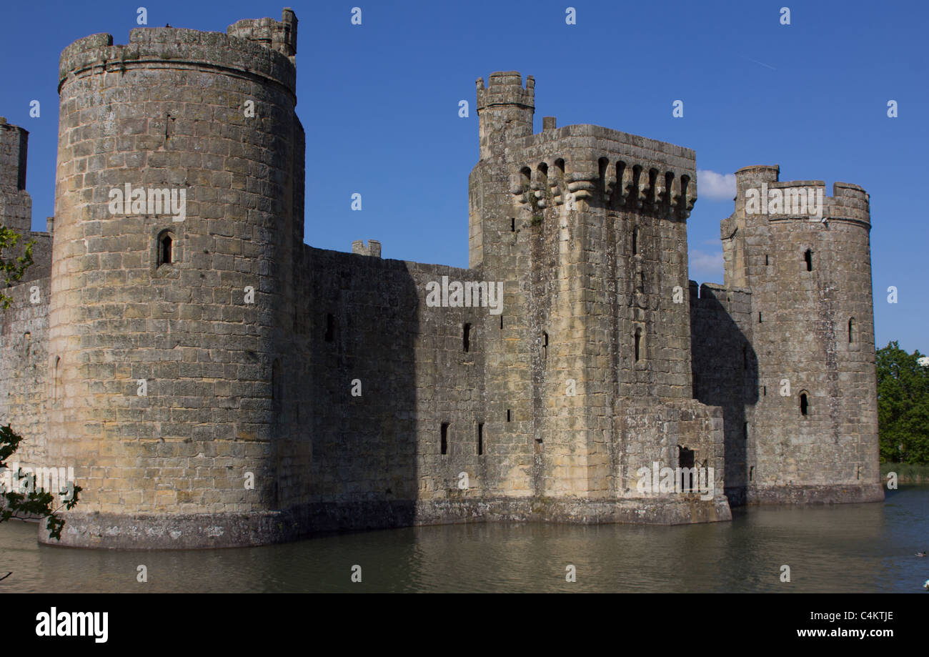 One of the most famous castles in Britain, Bodiam was built in 1385 as ...