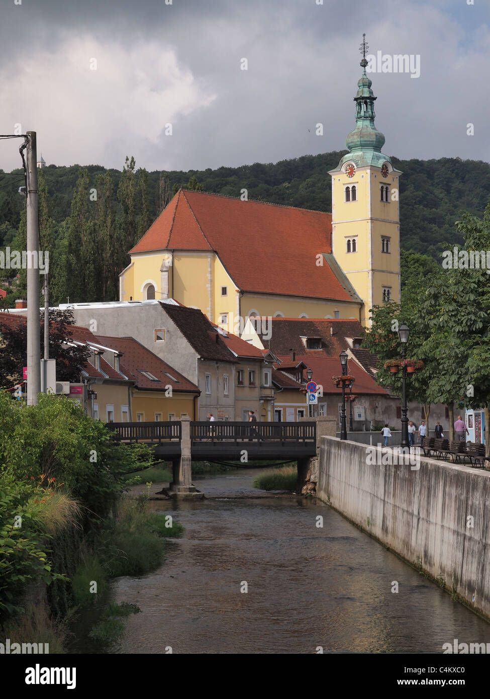 City center Samobor Croatia Stock Photo - Alamy
