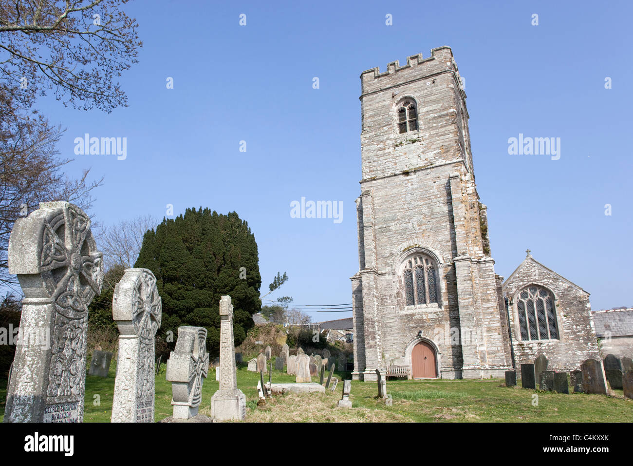 St Winnow Church; Lerryn; Cornwall Stock Photo - Alamy