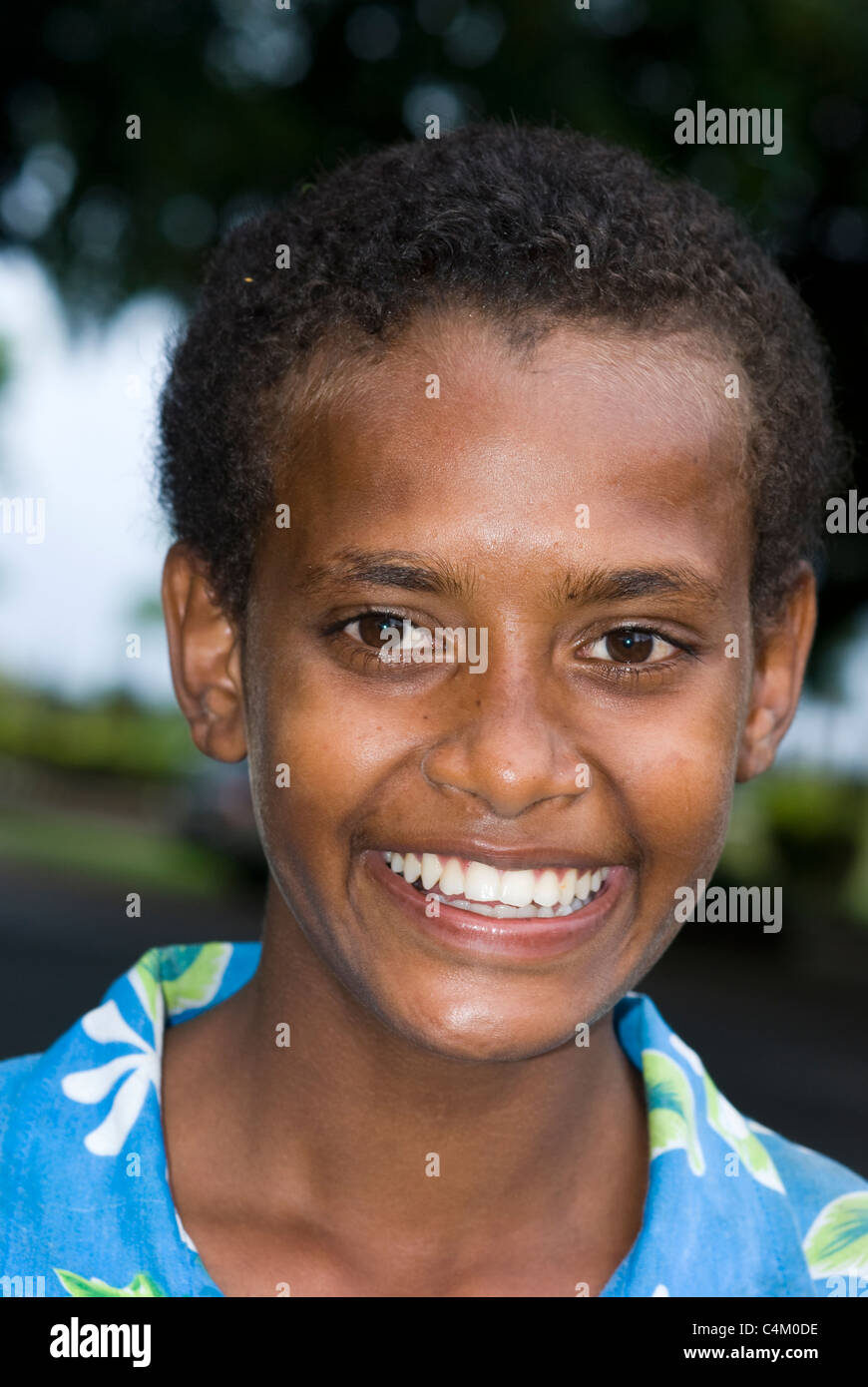 boy in suva Fiji Stock Photo - Alamy