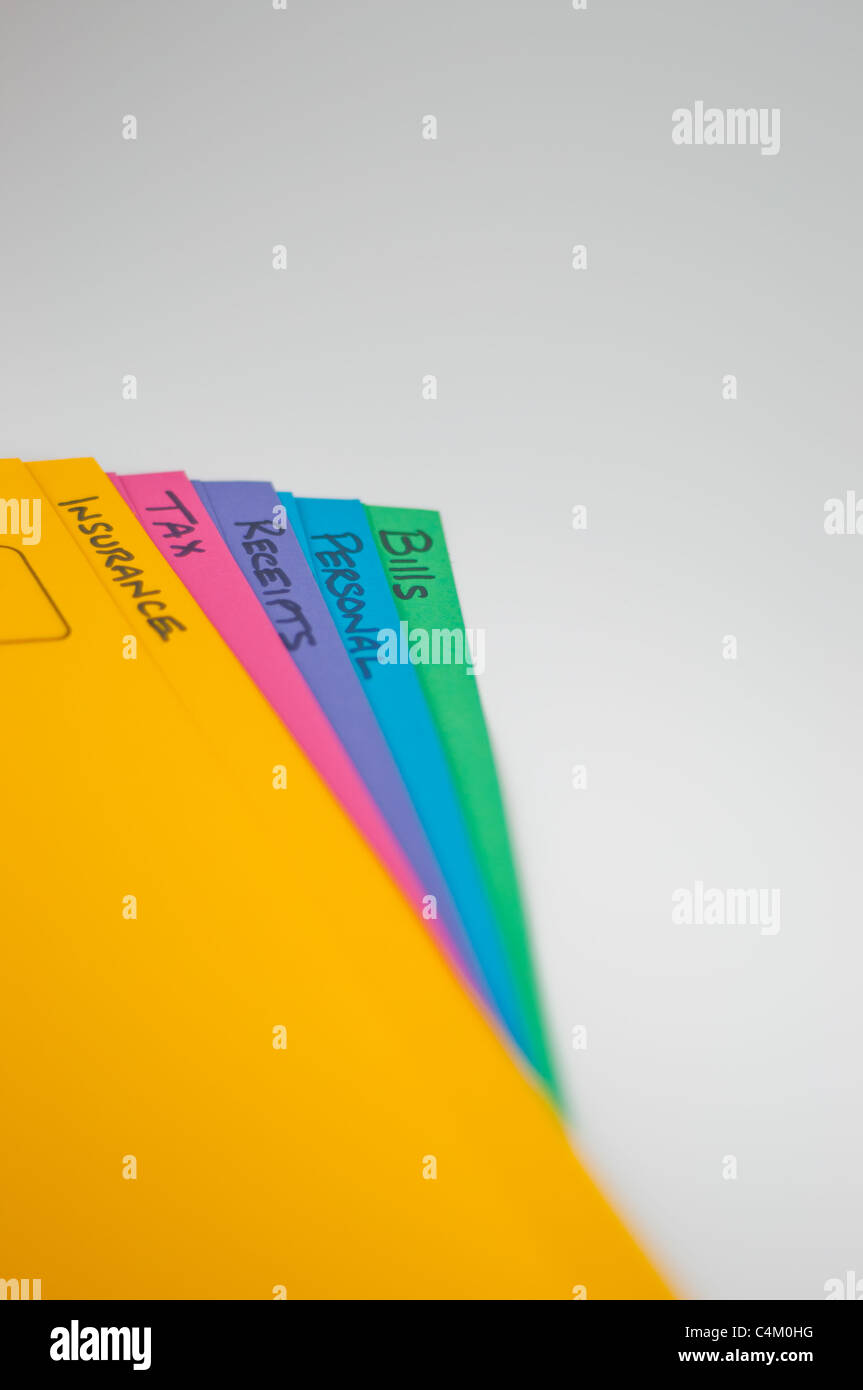 Personal file hi-res stock photography and images - Alamy