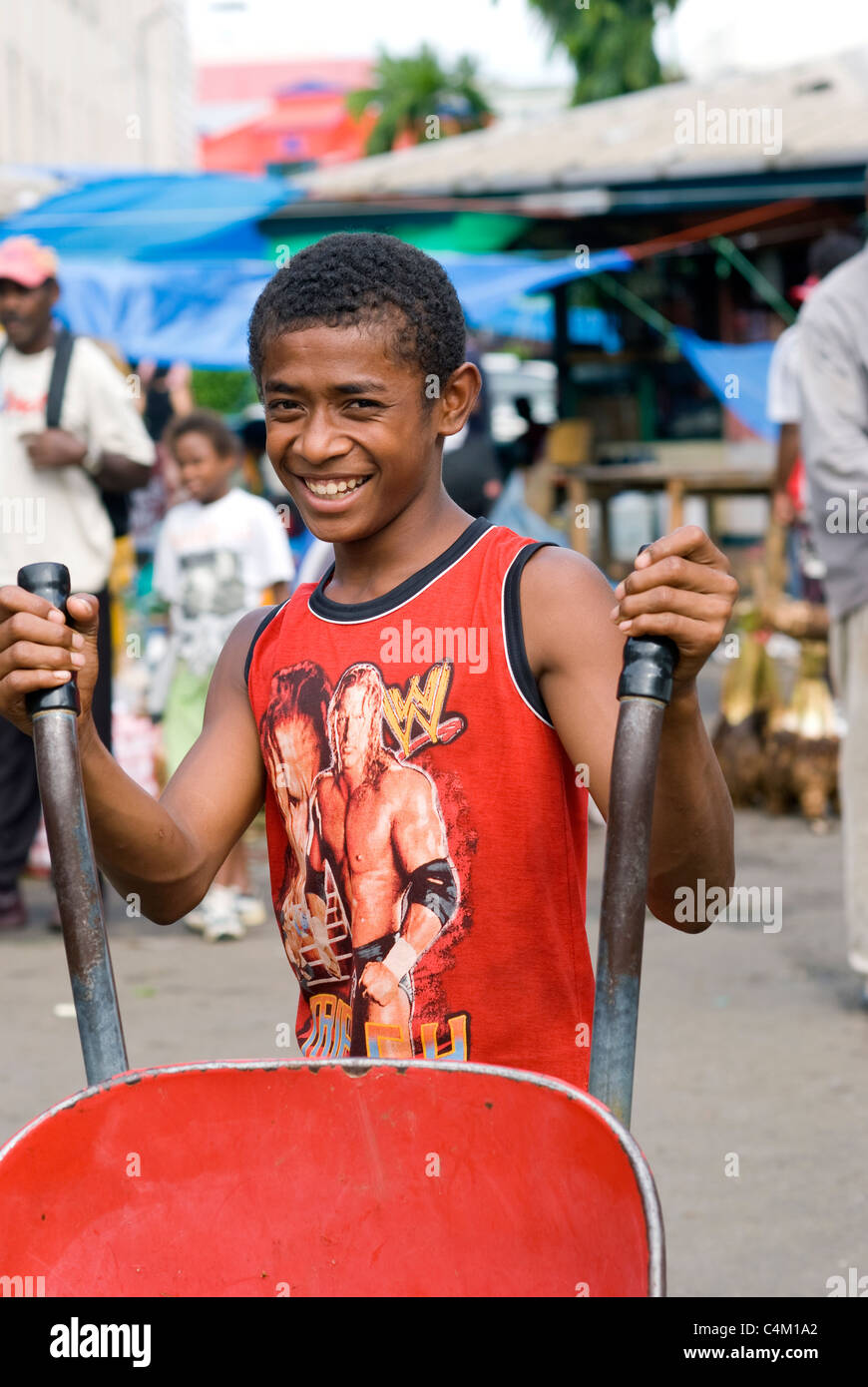 barrow boy suva market fiji Stock Photo - Alamy