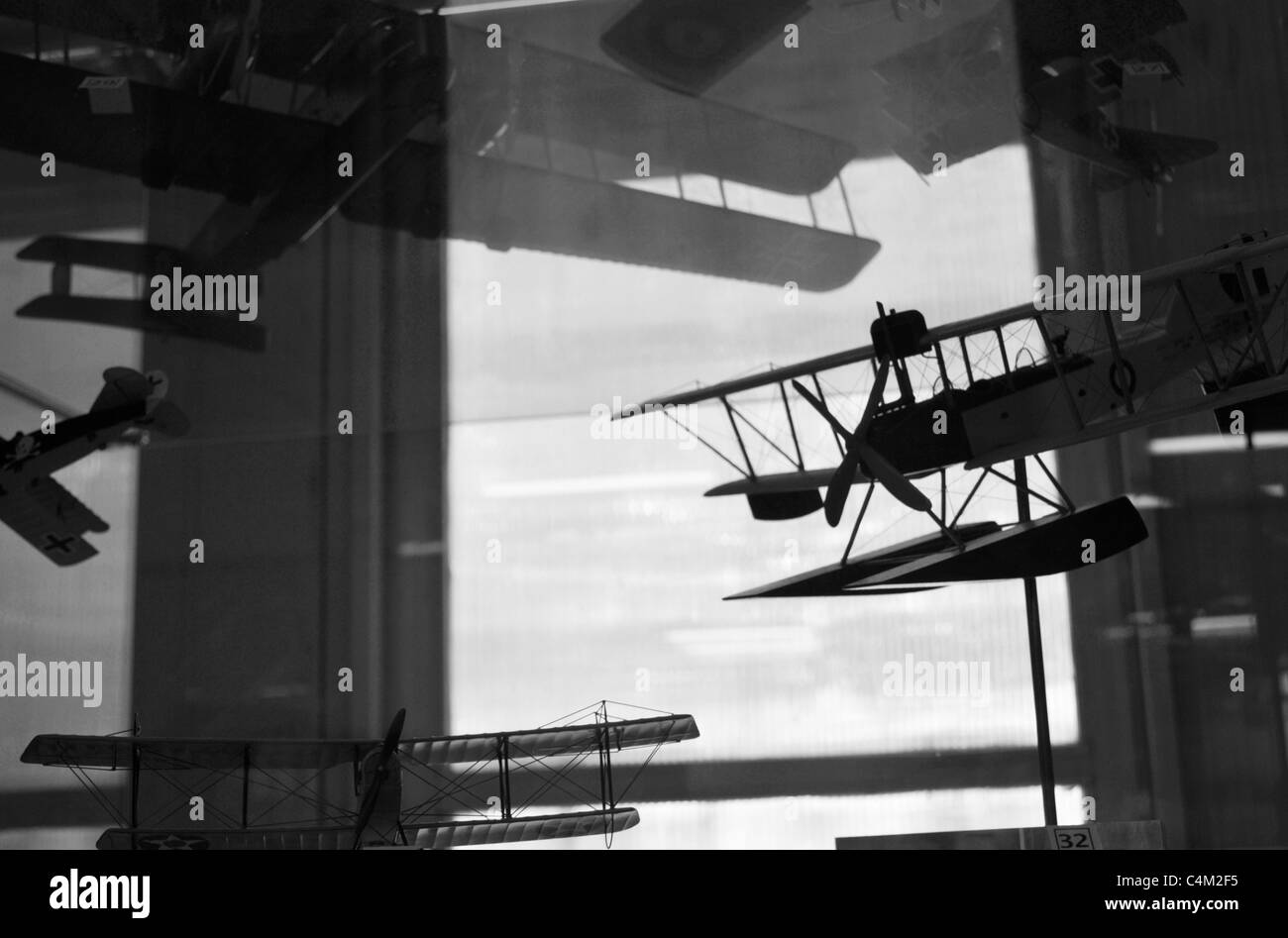 Old Airplanes Scale Models Stock Photo - Alamy