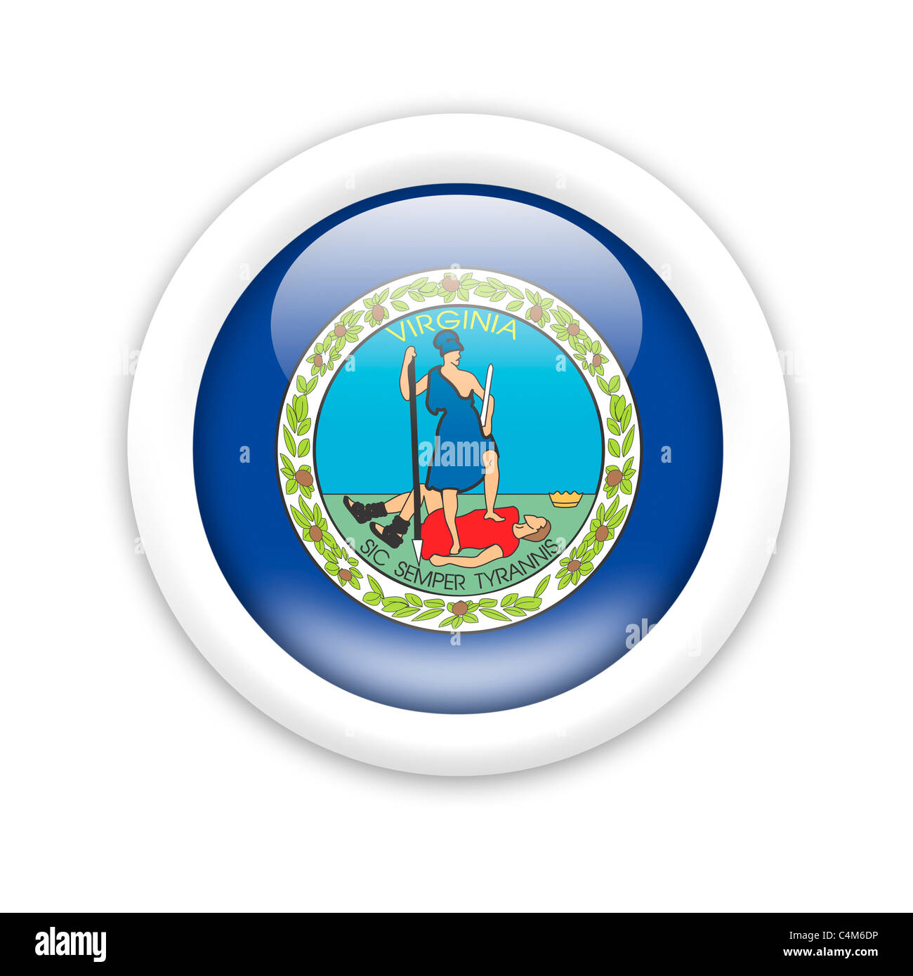 Flag of Virginia Stock Photo - Alamy