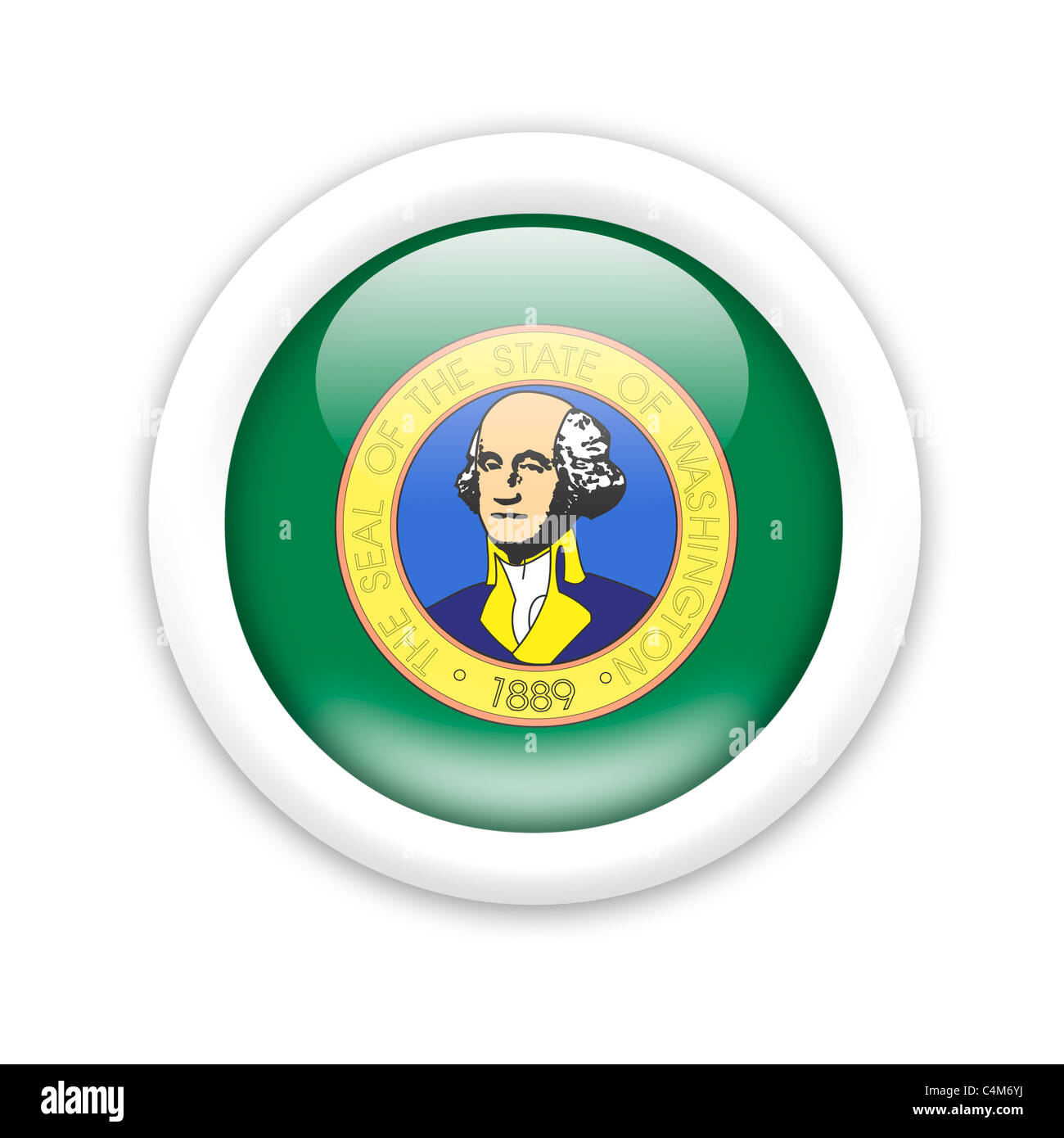 Flag of Washington Stock Photo - Alamy