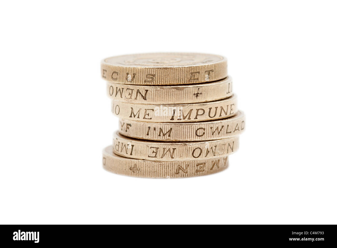Pound coins hi-res stock photography and images - Alamy