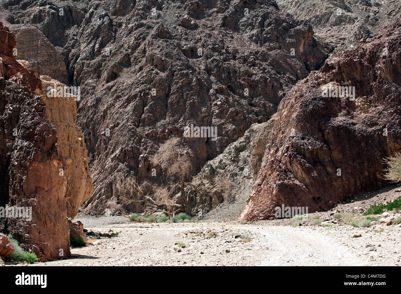 Eilat Mts.Nature reserve,Arabah Valley ,Great Rift Valley ,Israel Stock ...