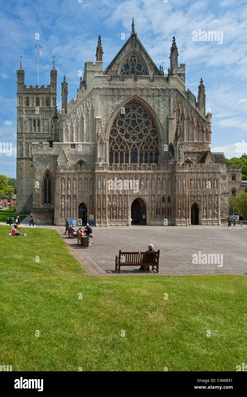 Exeter cathedral hi-res stock photography and images - Alamy