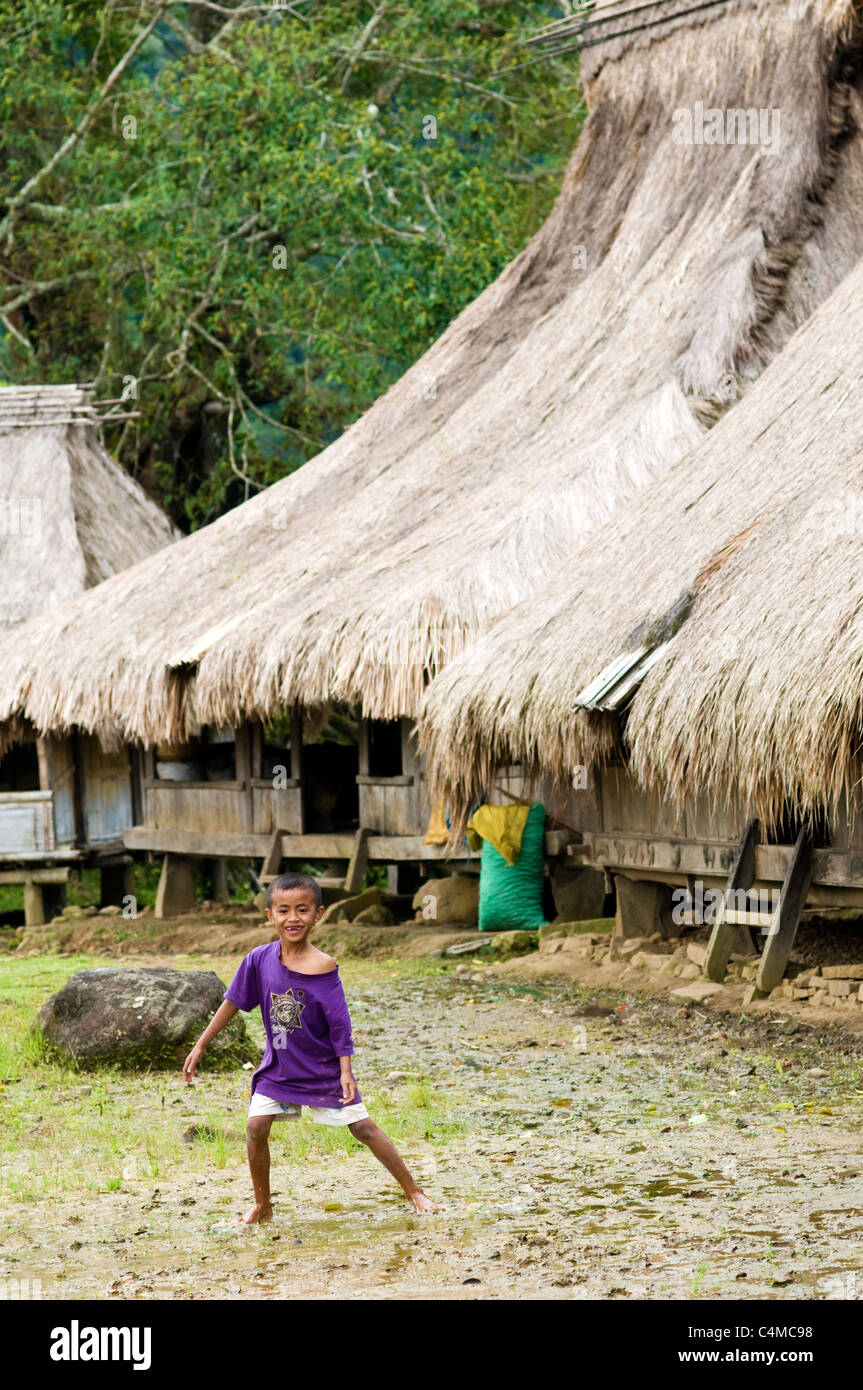 Kampung Wologai moni flores indonesia Stock Photo - Alamy