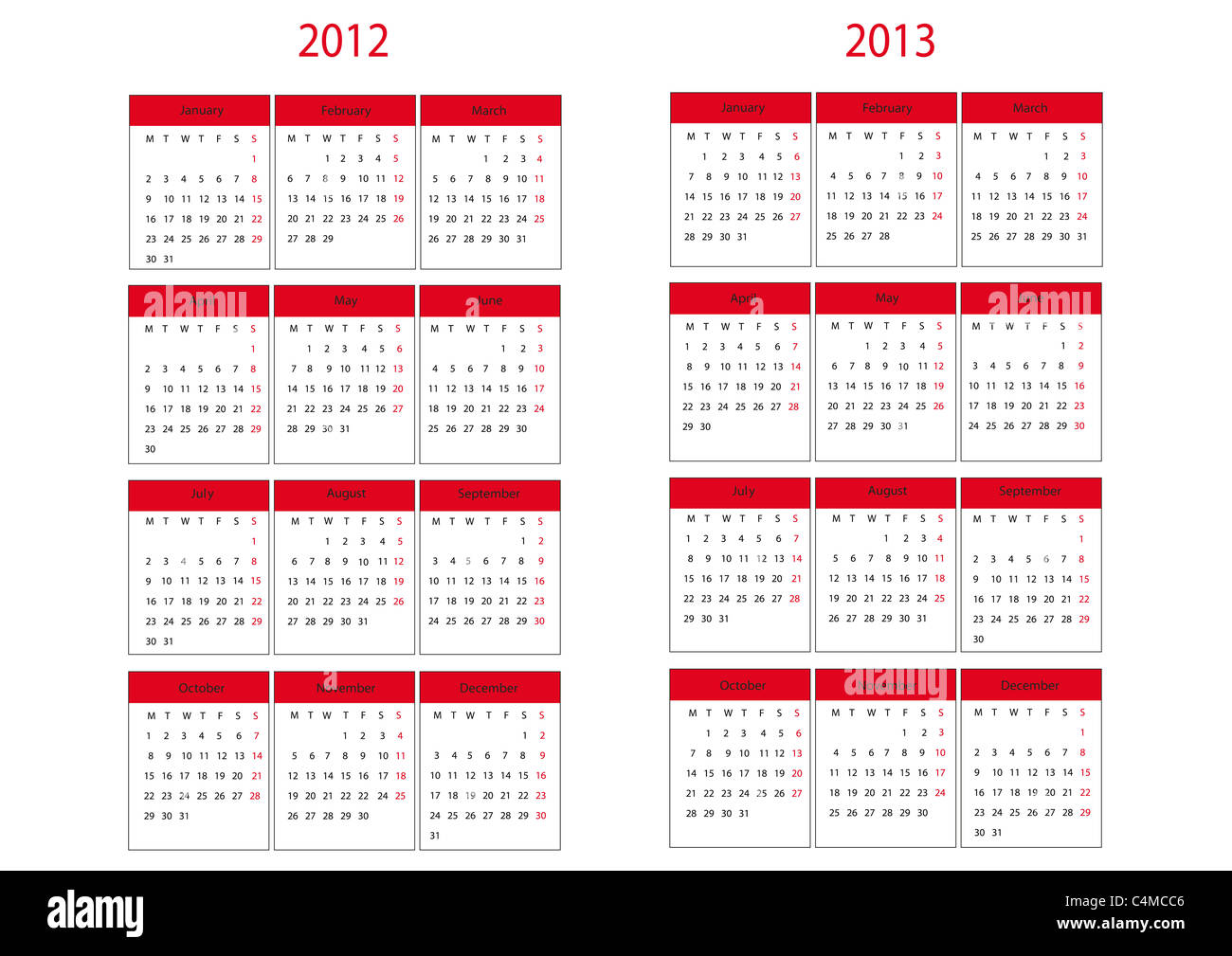 Start of week Cut Out Stock Images & Pictures - Alamy