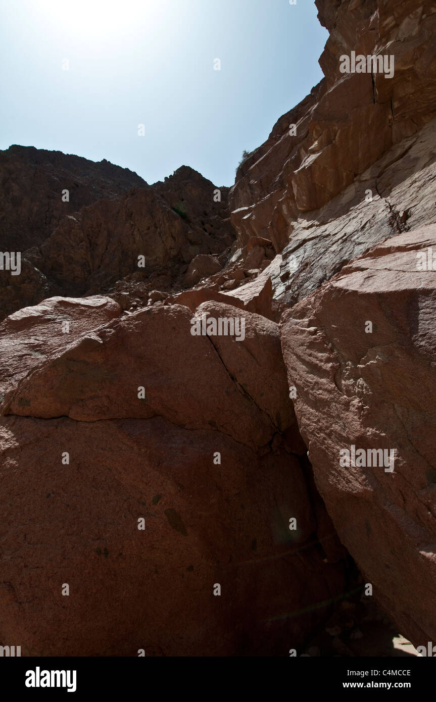 Eilat Mts.Nature reserve,Arabah Valley ,Great Rift Valley ,Israel Stock ...