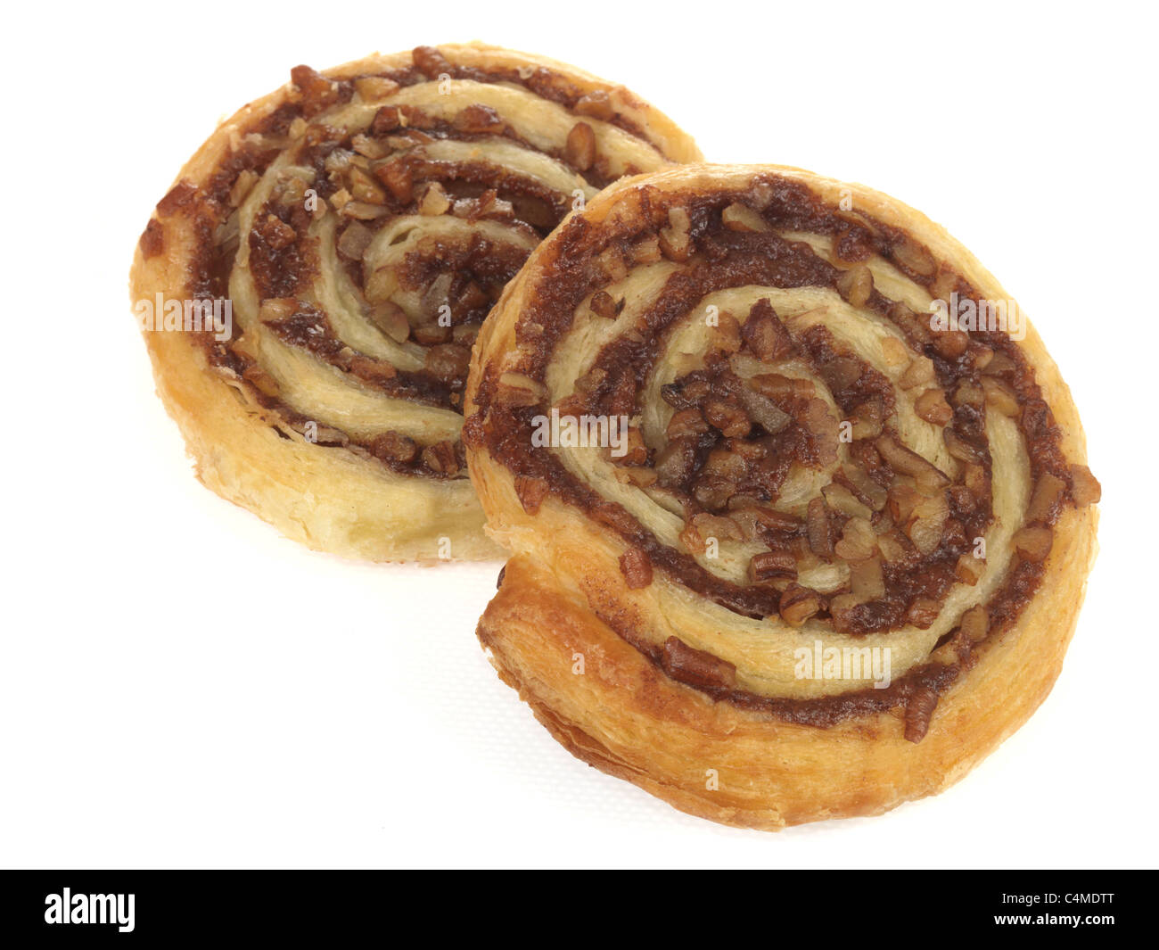 Toffee and Pecan Swirl Stock Photo - Alamy