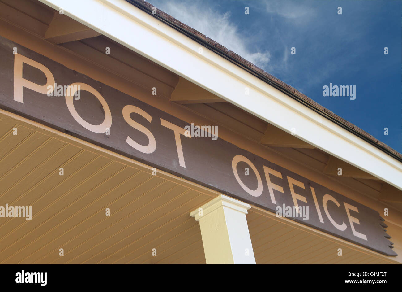 Post Office Sign Stock Photo - Alamy