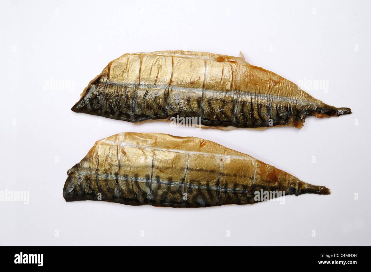 Pair of smoked mackerel fillets Stock Photo - Alamy