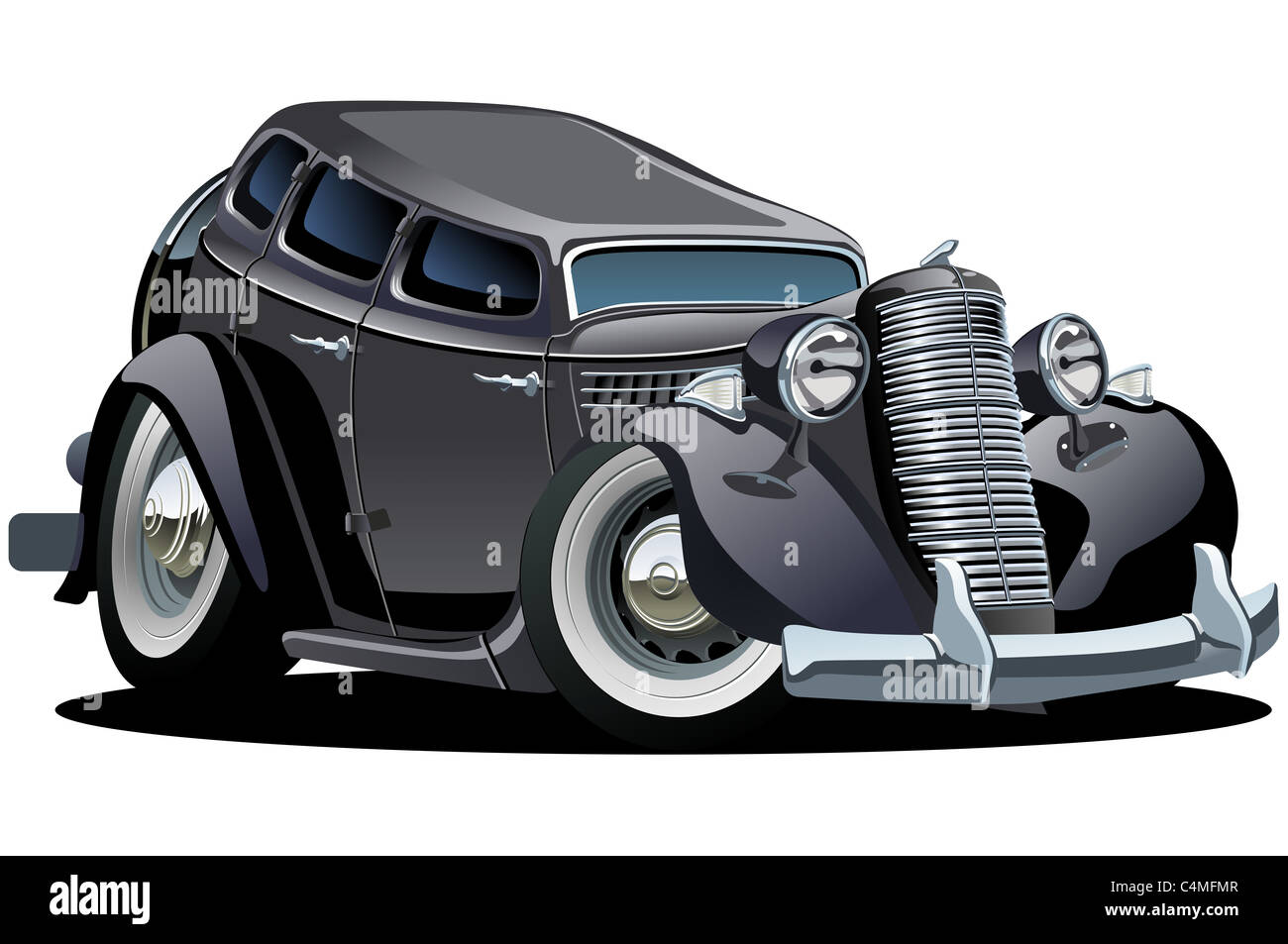 Cartoon retro hot rod hi-res stock photography and images - Alamy