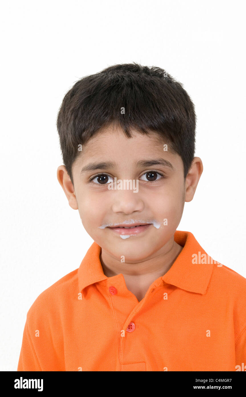 Happy child indian boy close up hi-res stock photography and images - Alamy