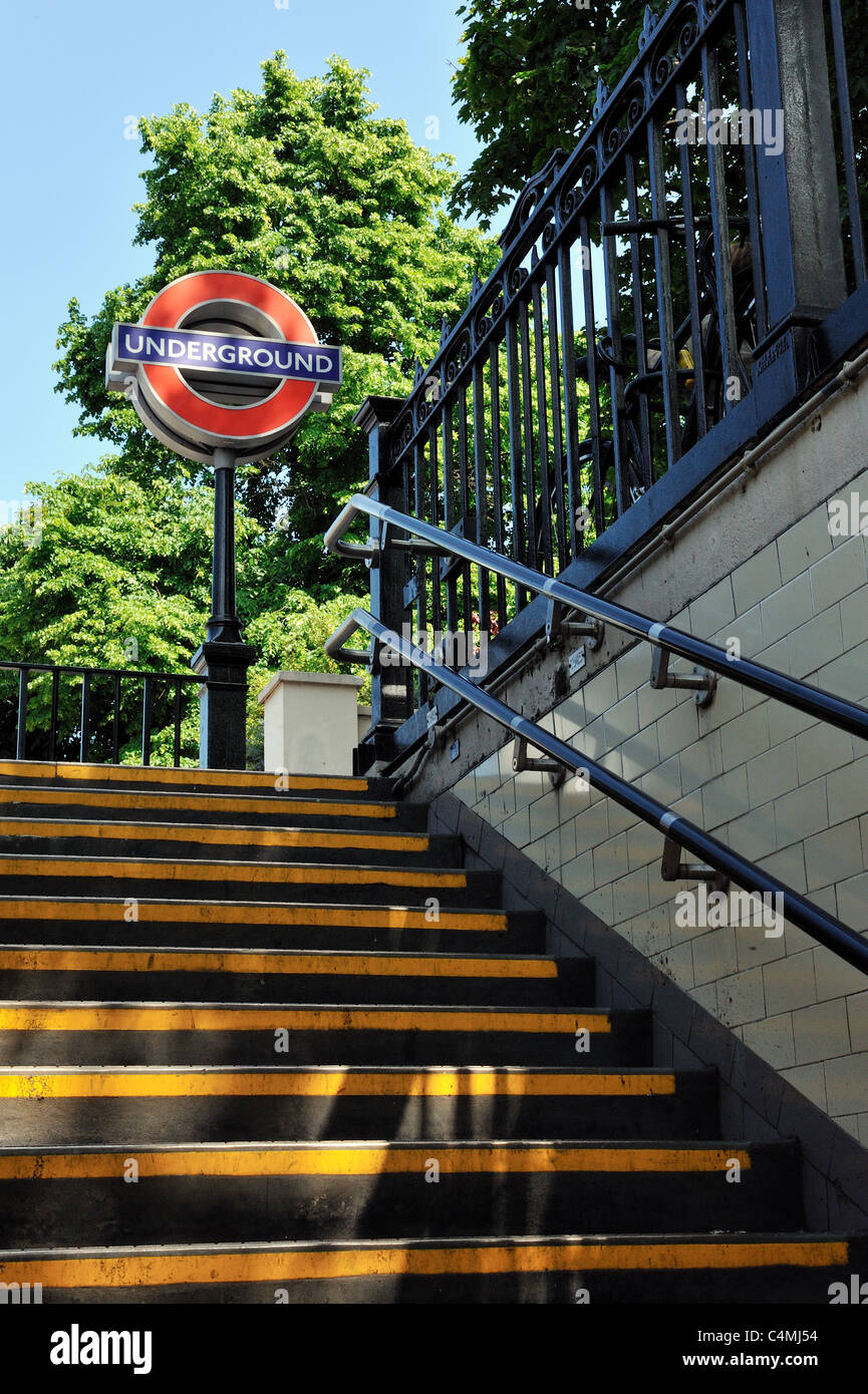 Exit from Regents Park London Underground tube station Stock Photo - Alamy