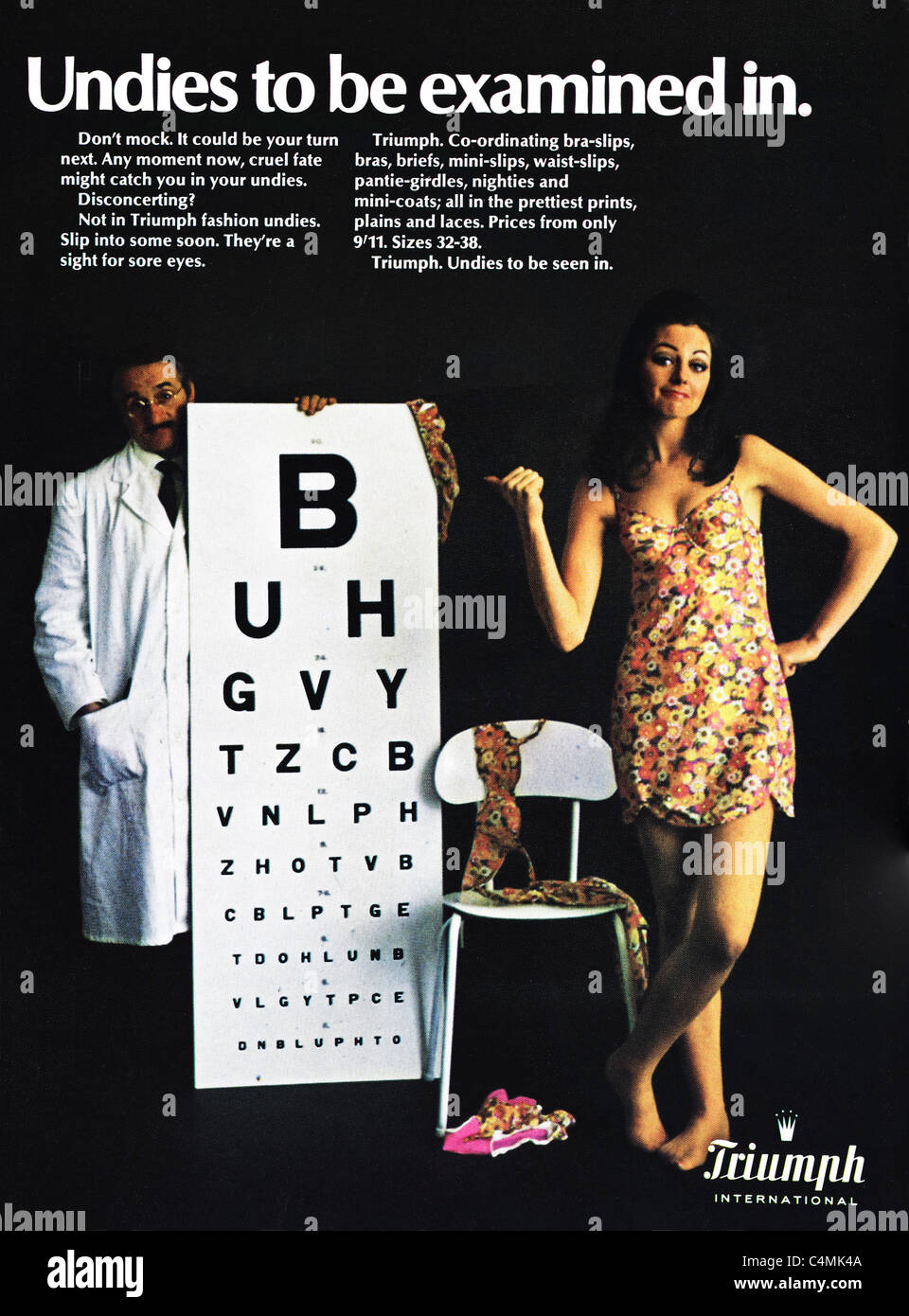 Full page original advertisement in fashion magazine circa 1969 for ...