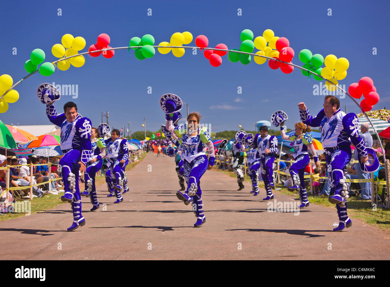 MANASSAS, VIRGINIA, USA - Bolivian folklife festival parade with ...