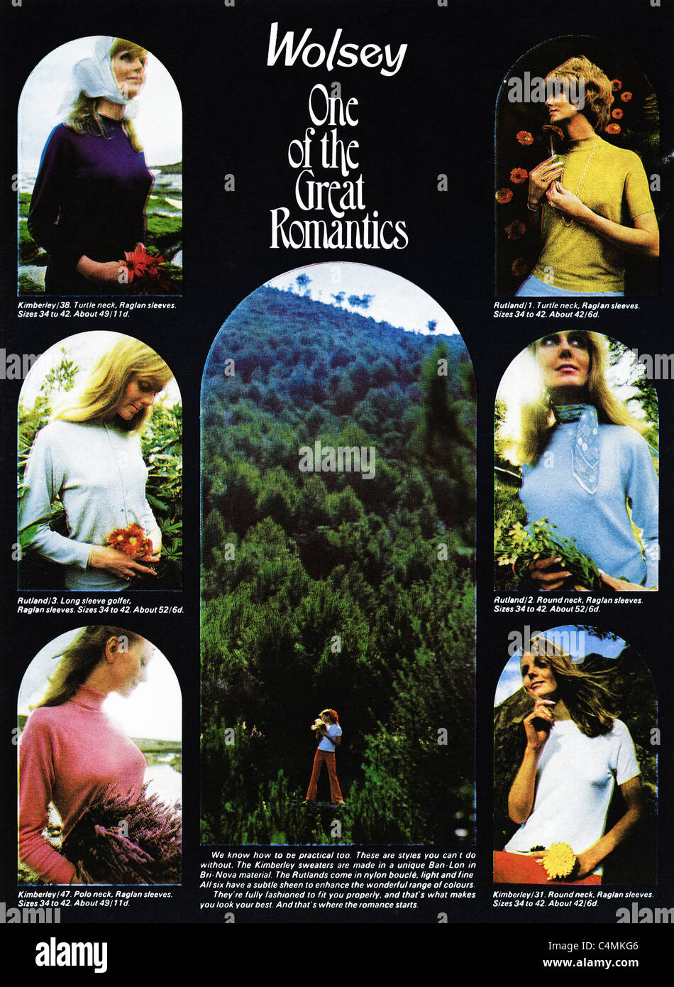 Full page original advertisement in fashion magazine circa 1969 for ...