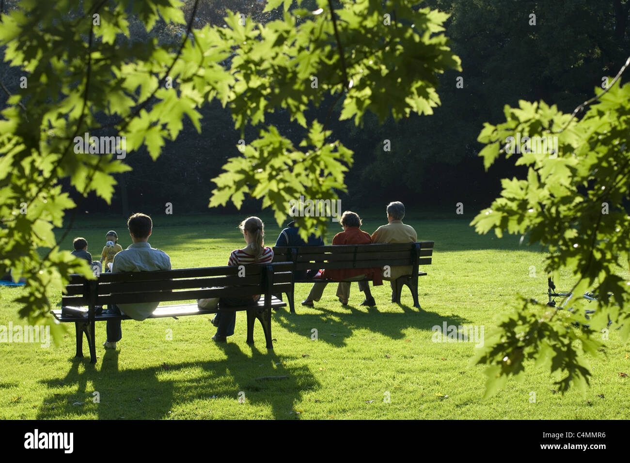 people in the park Stock Photo - Alamy
