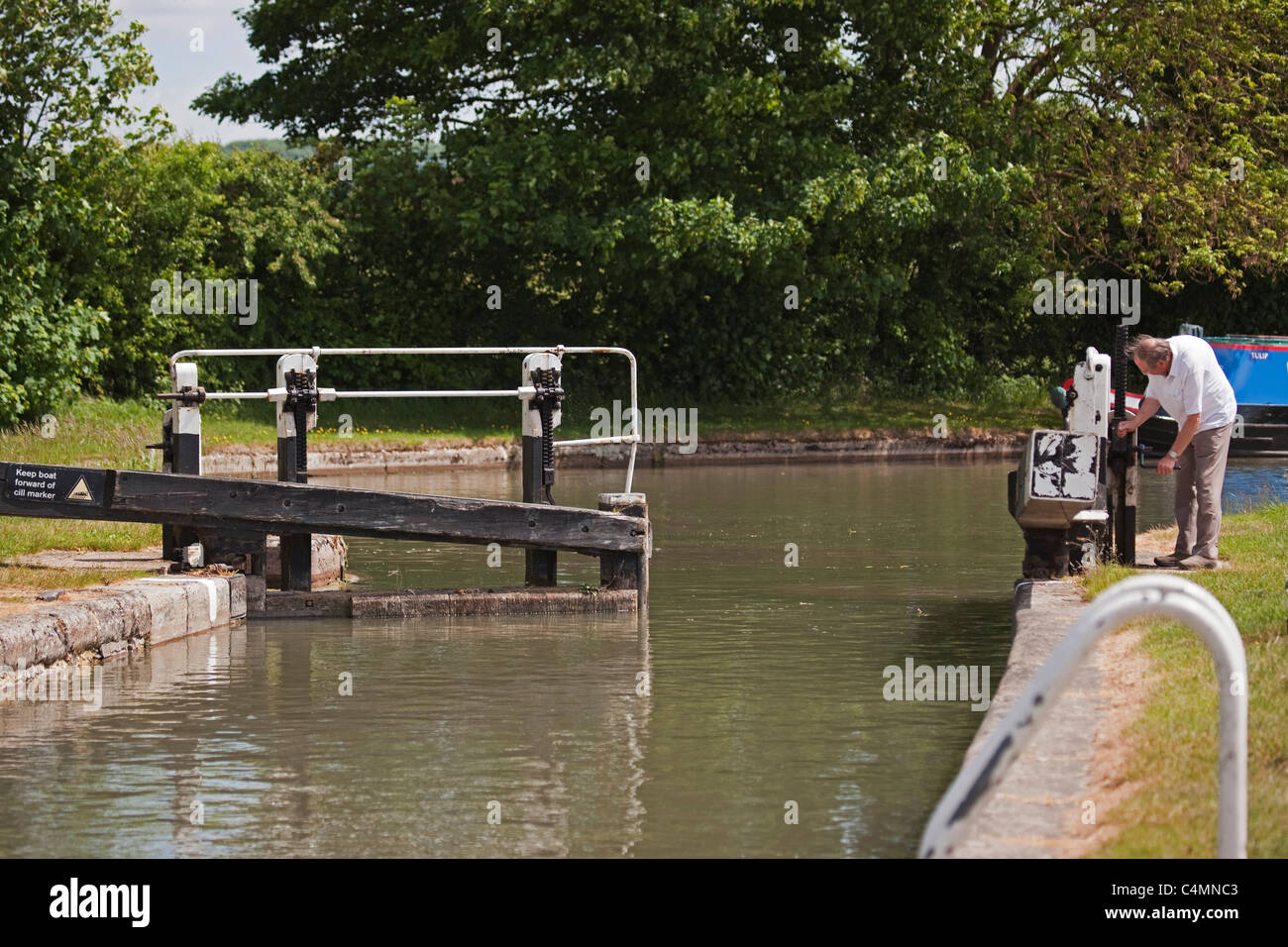 Operating water lock hi-res stock photography and images - Alamy