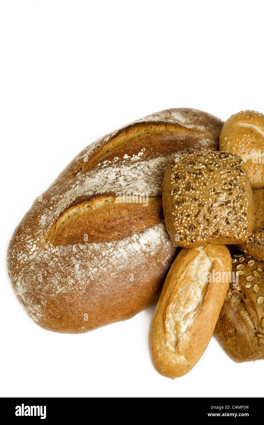 Breakfast Food Collection Set of Rolls Stock Photo - Alamy