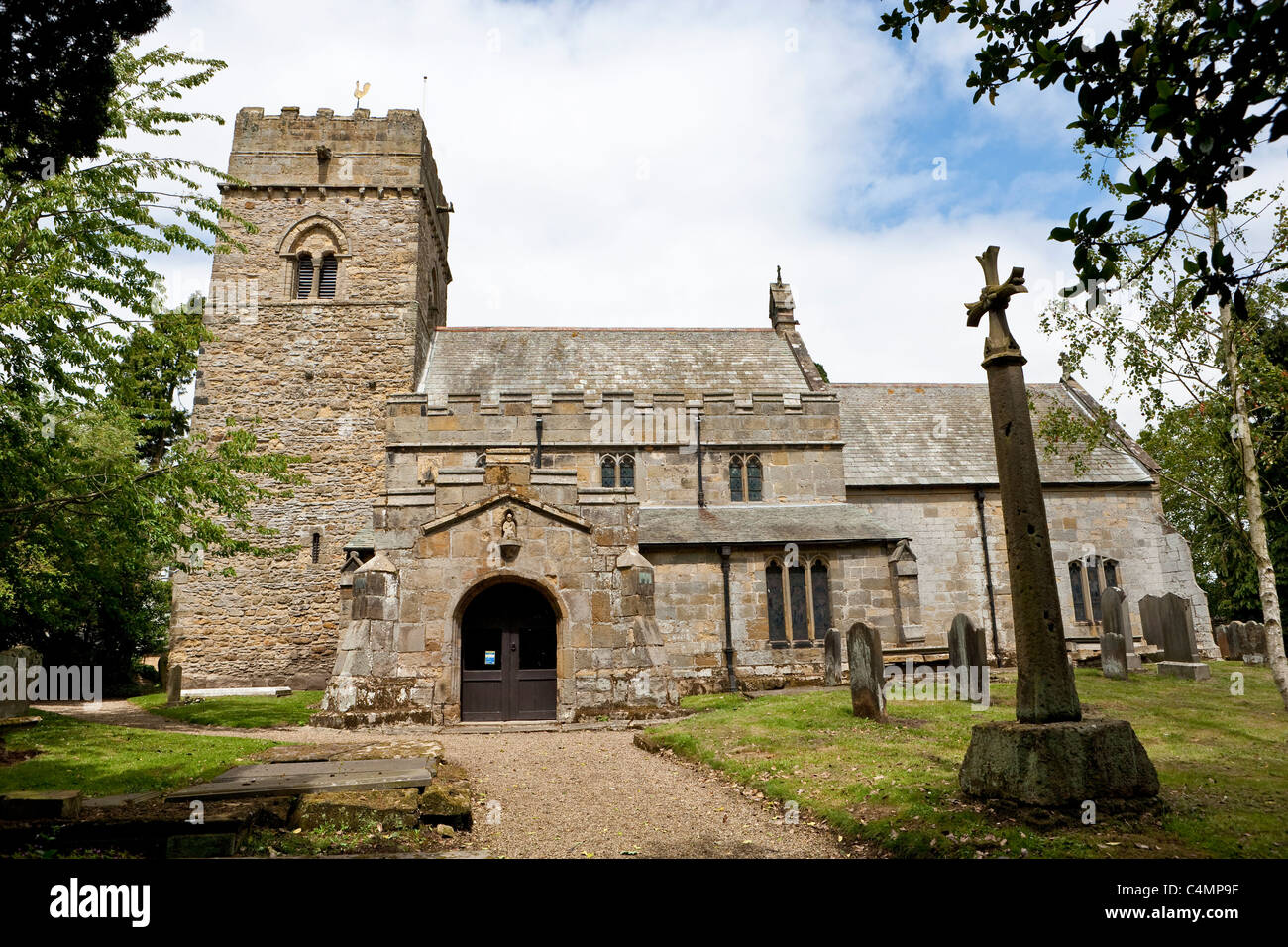 St Mathews Hutton Buscel North Yorkshire England U.K Stock Photo - Alamy