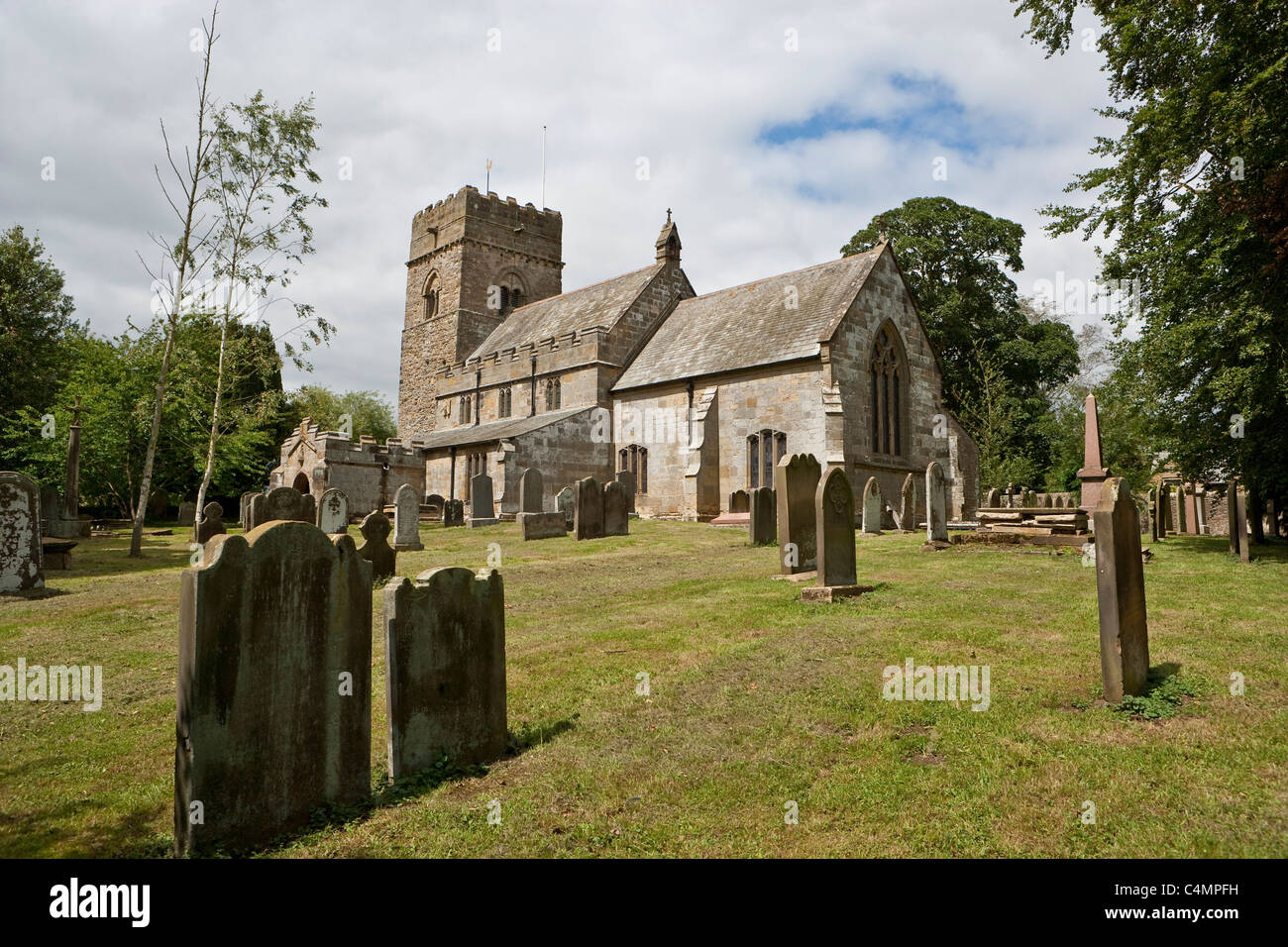 St Mathews Hutton Buscel North Yorkshire England U.K Stock Photo - Alamy