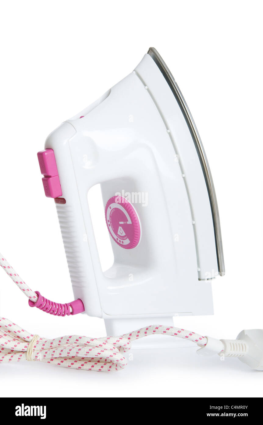 New iron isolated on the white background Stock Photo - Alamy