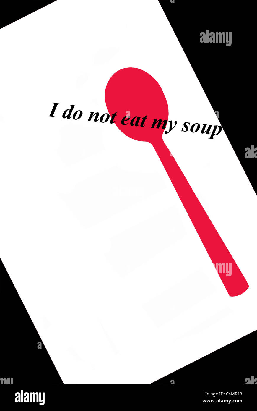 Ich esse meine suppe nicht hi-res stock photography and images - Alamy