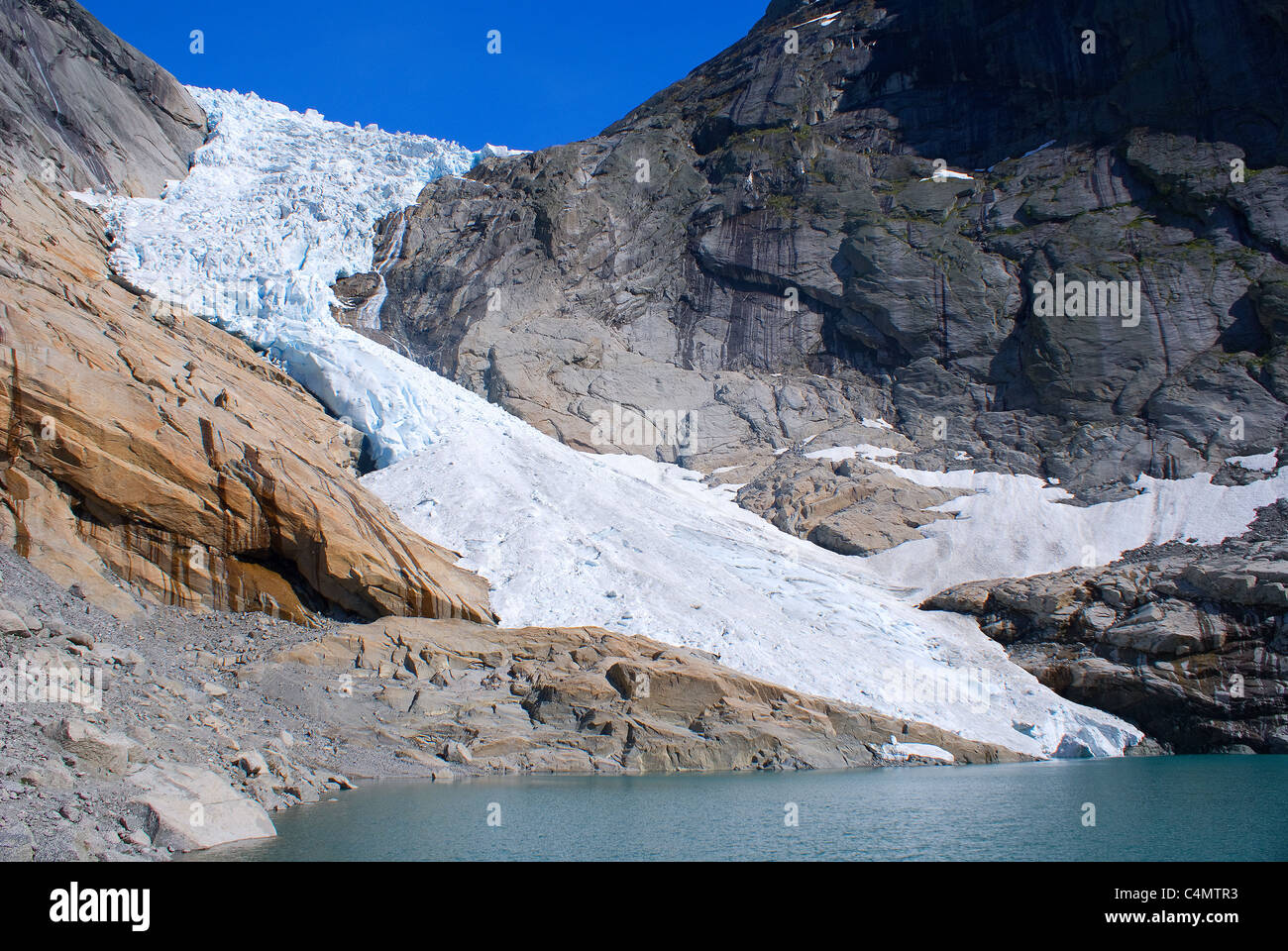 Briksdal glacier hi-res stock photography and images - Alamy