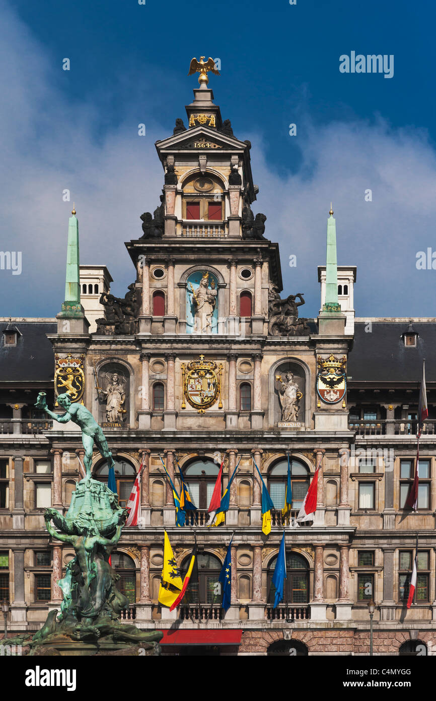 Rathaus Antwerpen | town hall Antwerp Stock Photo - Alamy