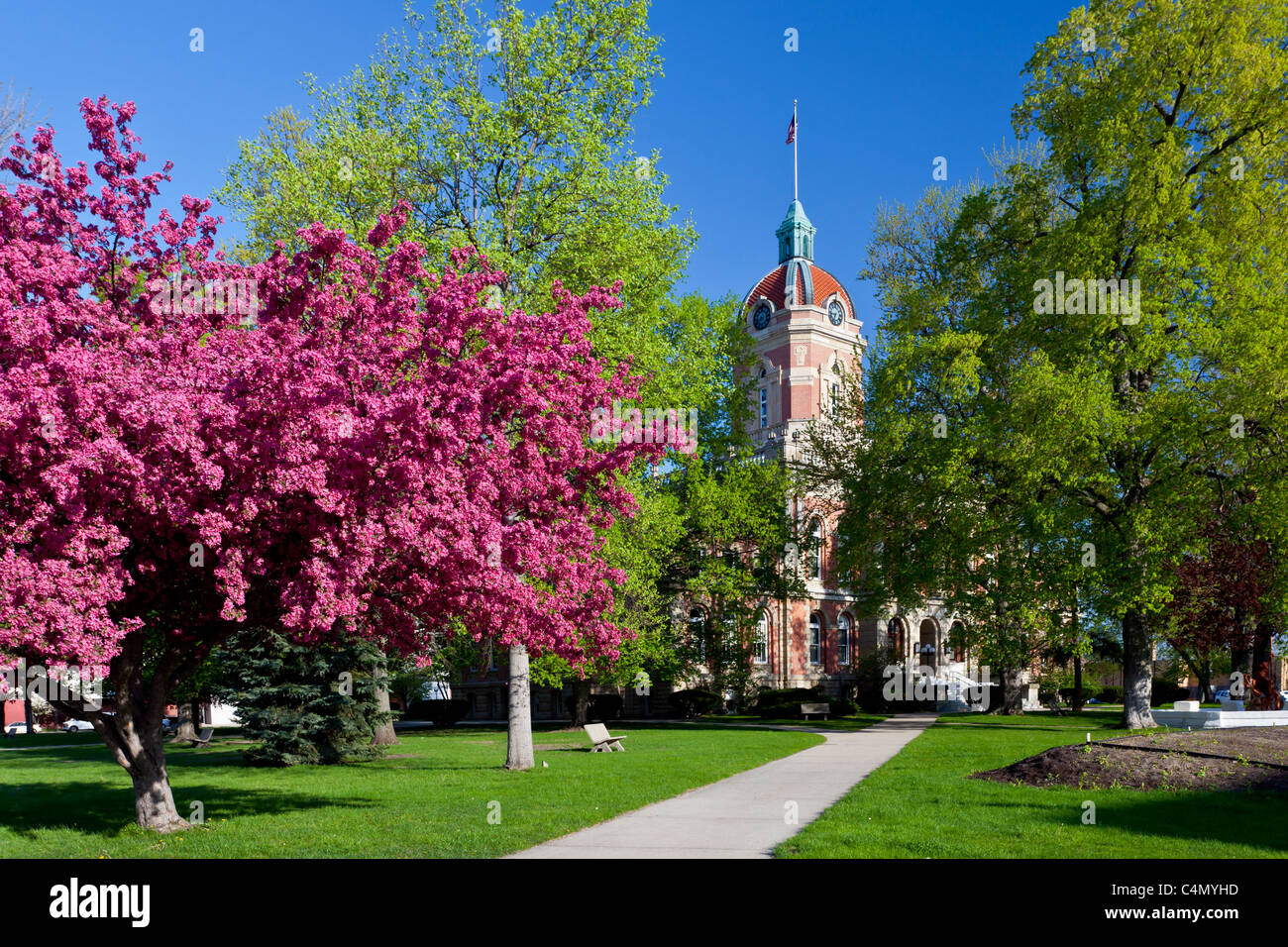 The Elkhart County courthouse in Goshen, Indiana, USA Stock Photo - Alamy