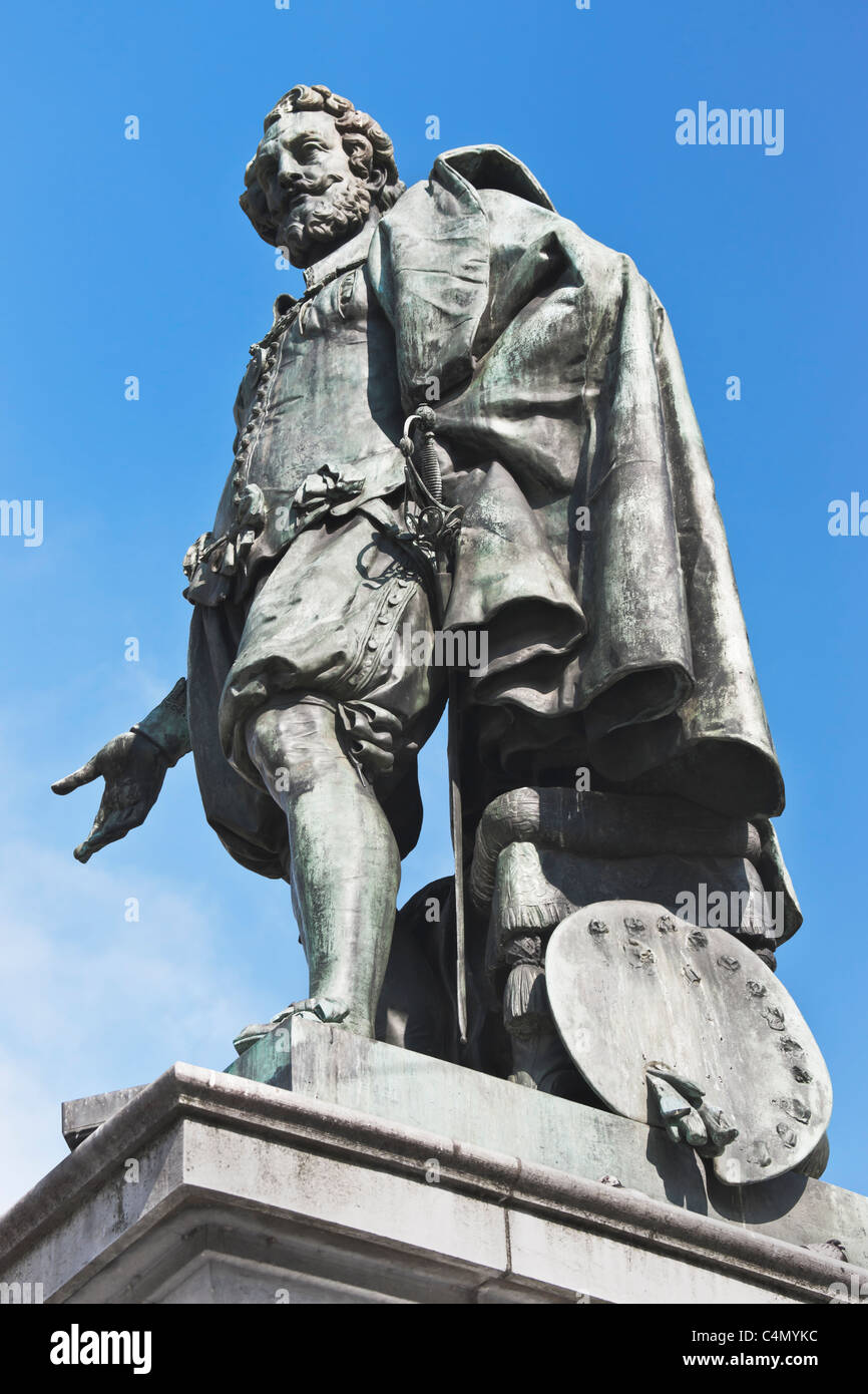 Rubensdenkmal Antwerpen | Rubens monument Antwerp Stock Photo - Alamy