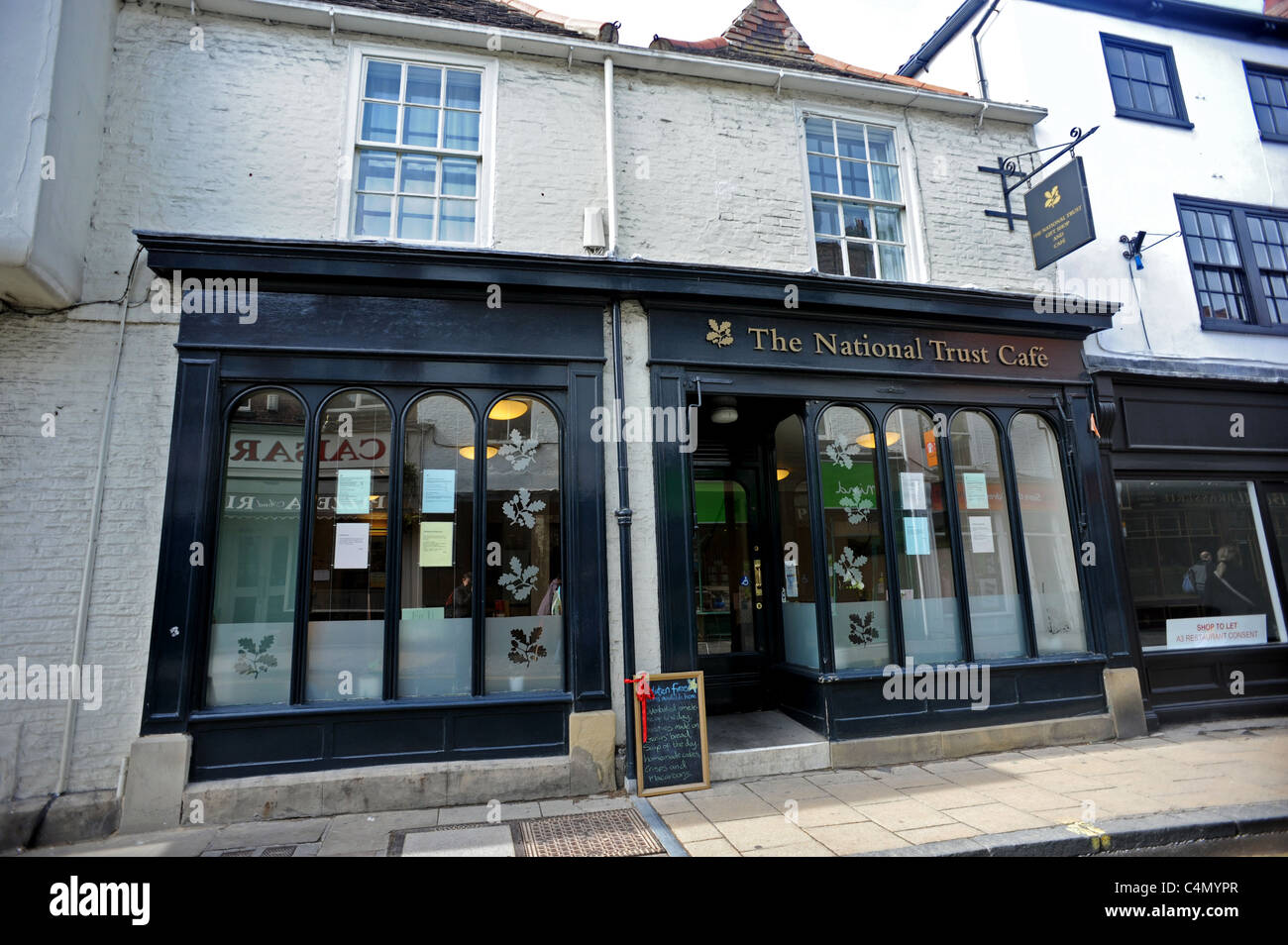 The National Trust Cafe in Goodramgate York Stock Photo - Alamy