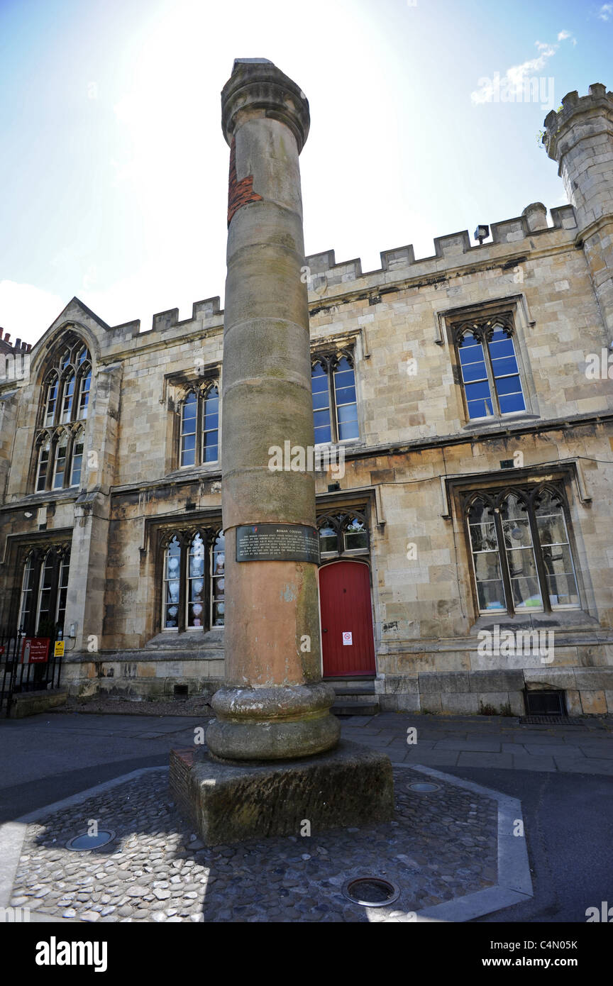 York's Roman Column recovered from the foundations of the Minster ...