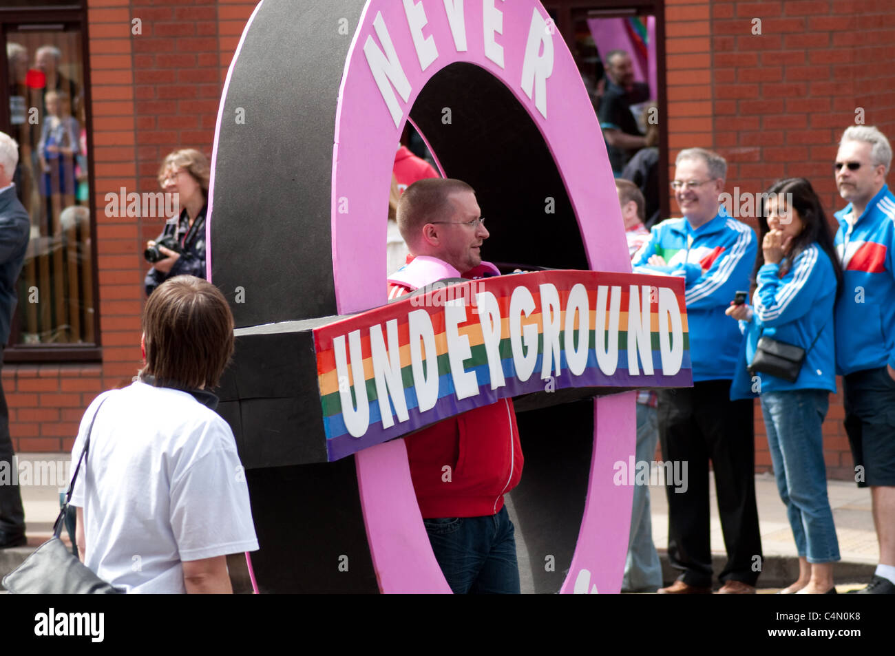 Participants in the 2nd Manchester Parade entertain onlookers as the ...