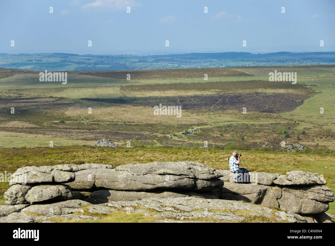 Person on the top of tor hi-res stock photography and images - Alamy