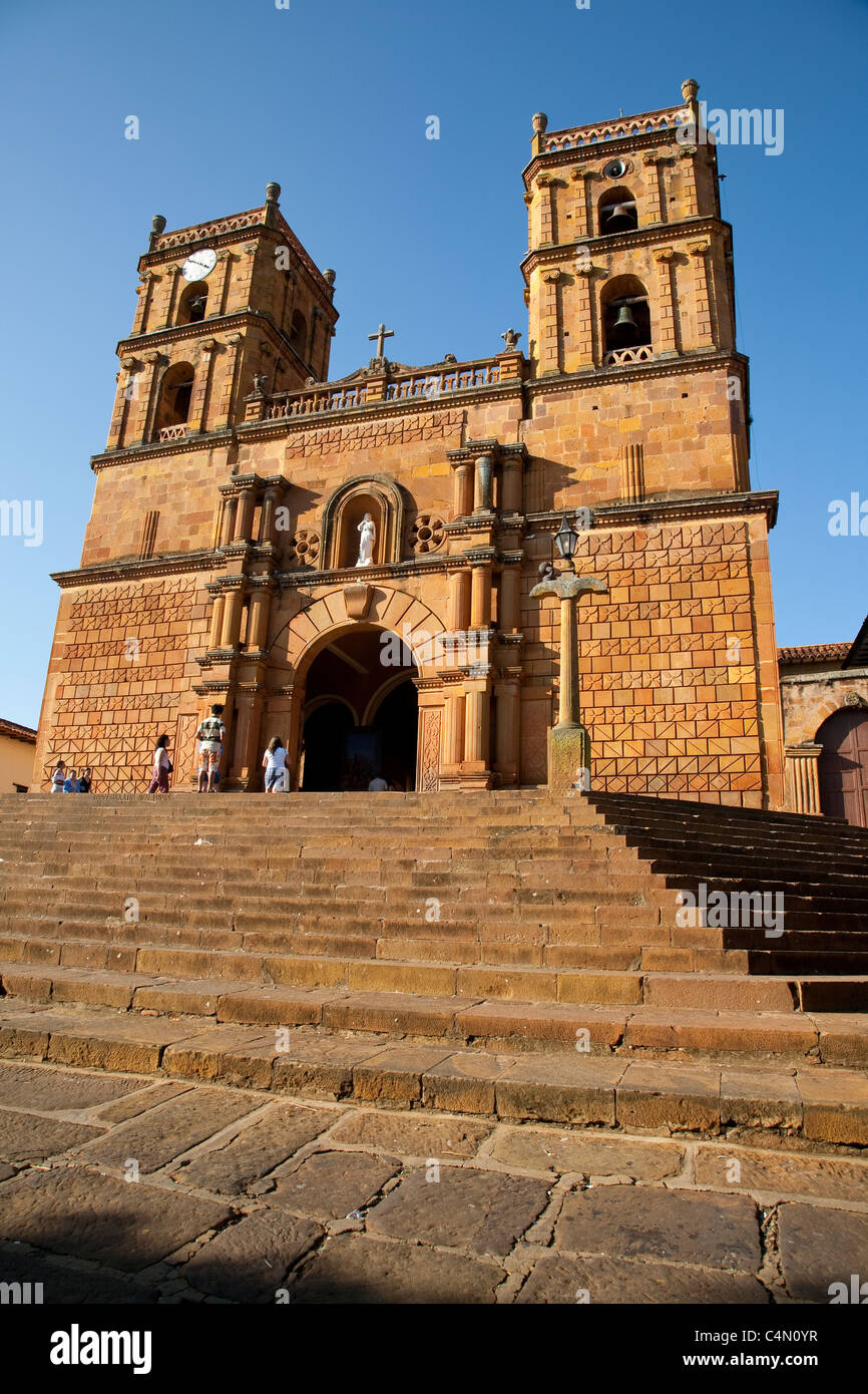 Barichara's cathedral Santander Colombia Stock Photo - Alamy