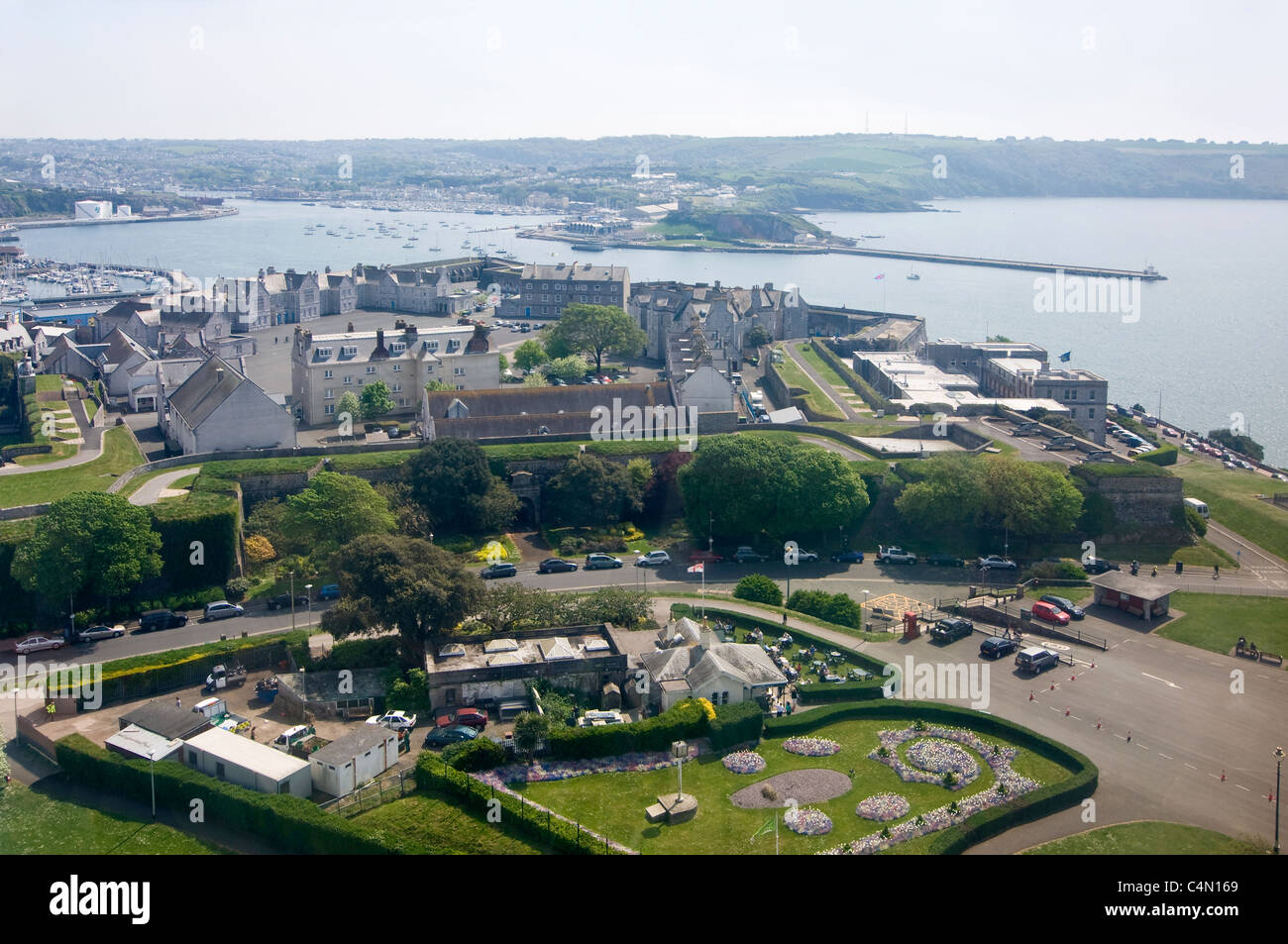 Royal citadel plymouth aerial hi-res stock photography and images - Alamy