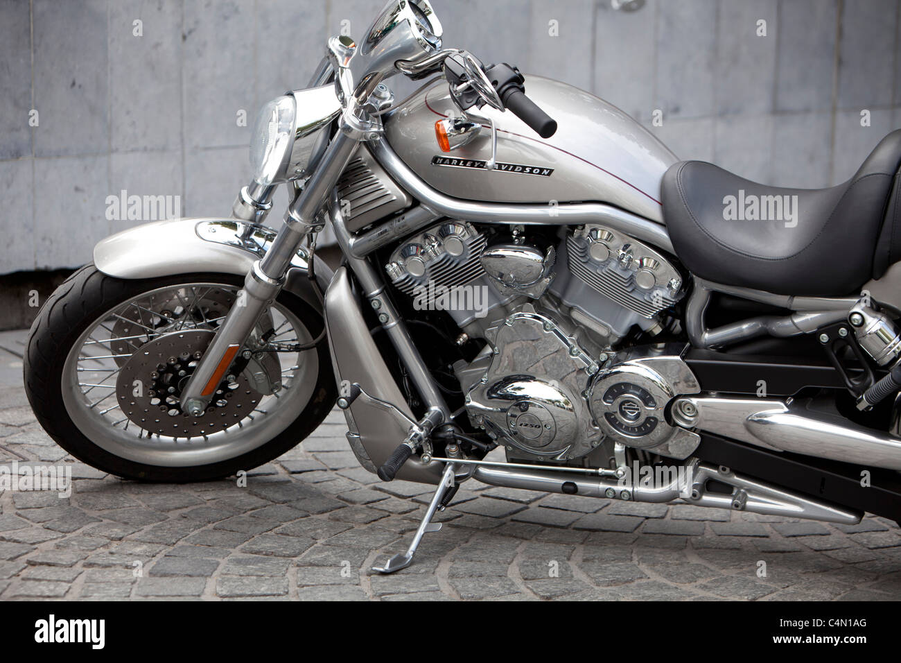 motorcycle light transport vehicle harley davidson Stock Photo - Alamy