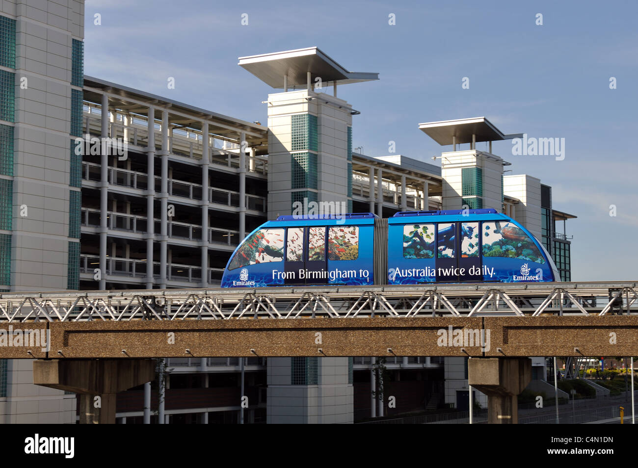 AirRail un-manned train at Birmingham Airport, UK Stock Photo - Alamy