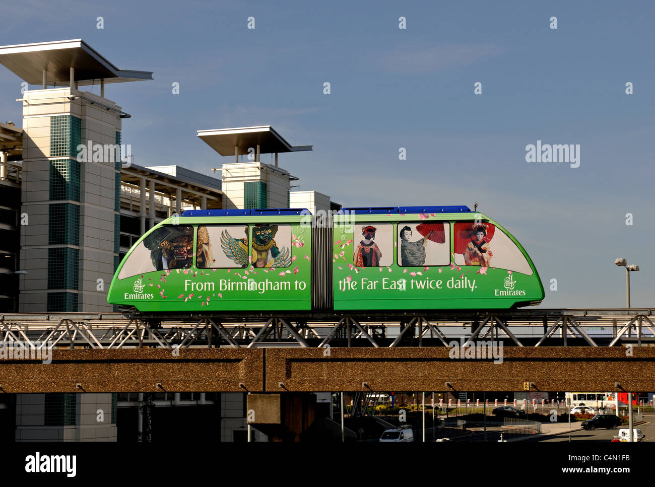 AirRail driverless train at Birmingham Airport, UK Stock Photo - Alamy