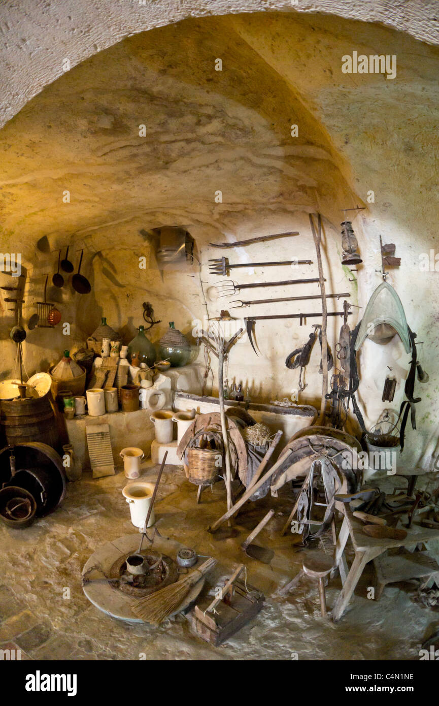 Matera sassi cave hi-res stock photography and images - Alamy