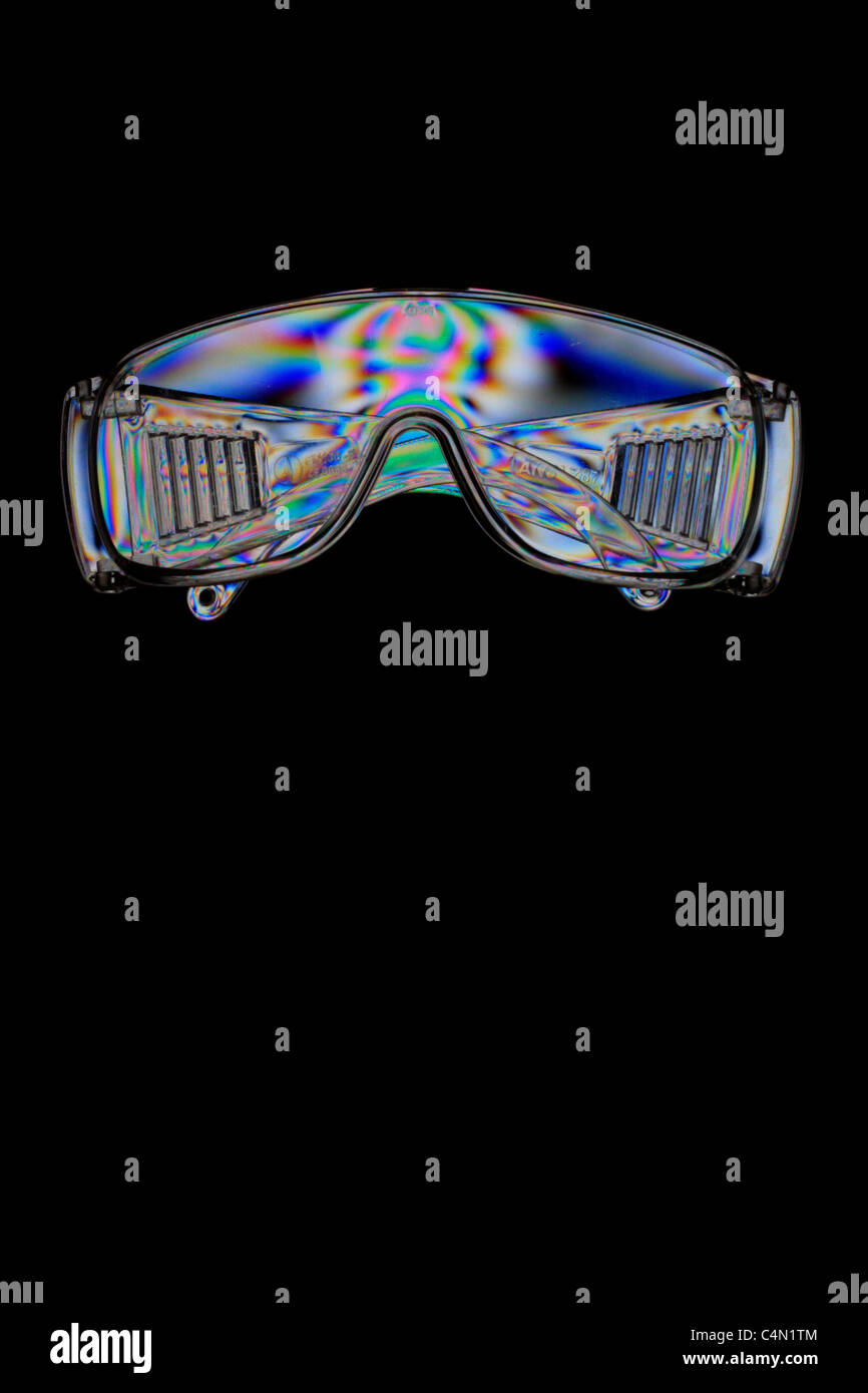 Cross polarised goggles Stock Photo - Alamy