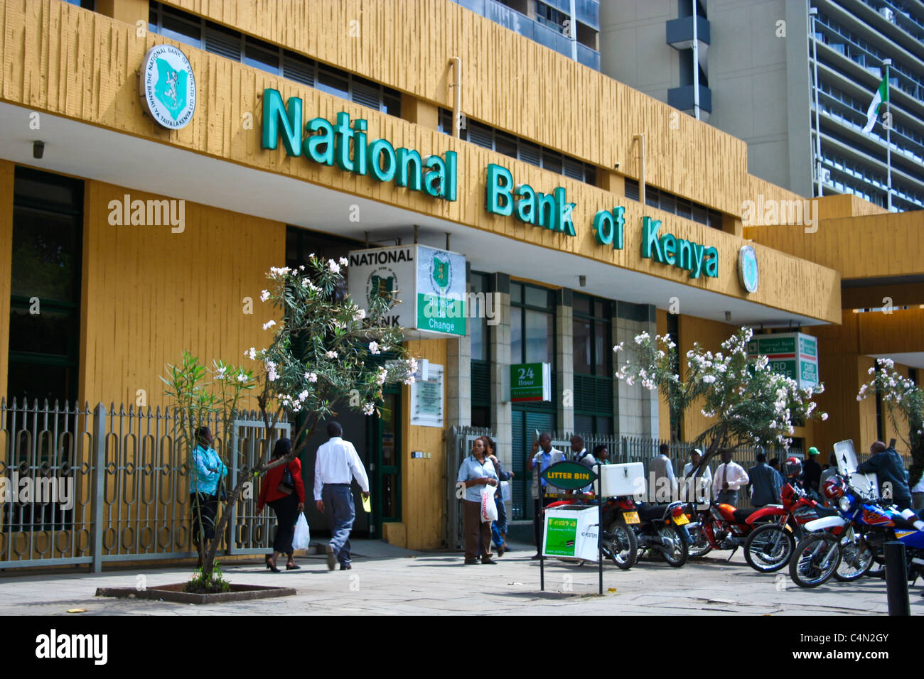 National bank Of Kenya Building sign Nairobi Stock Photo - Alamy